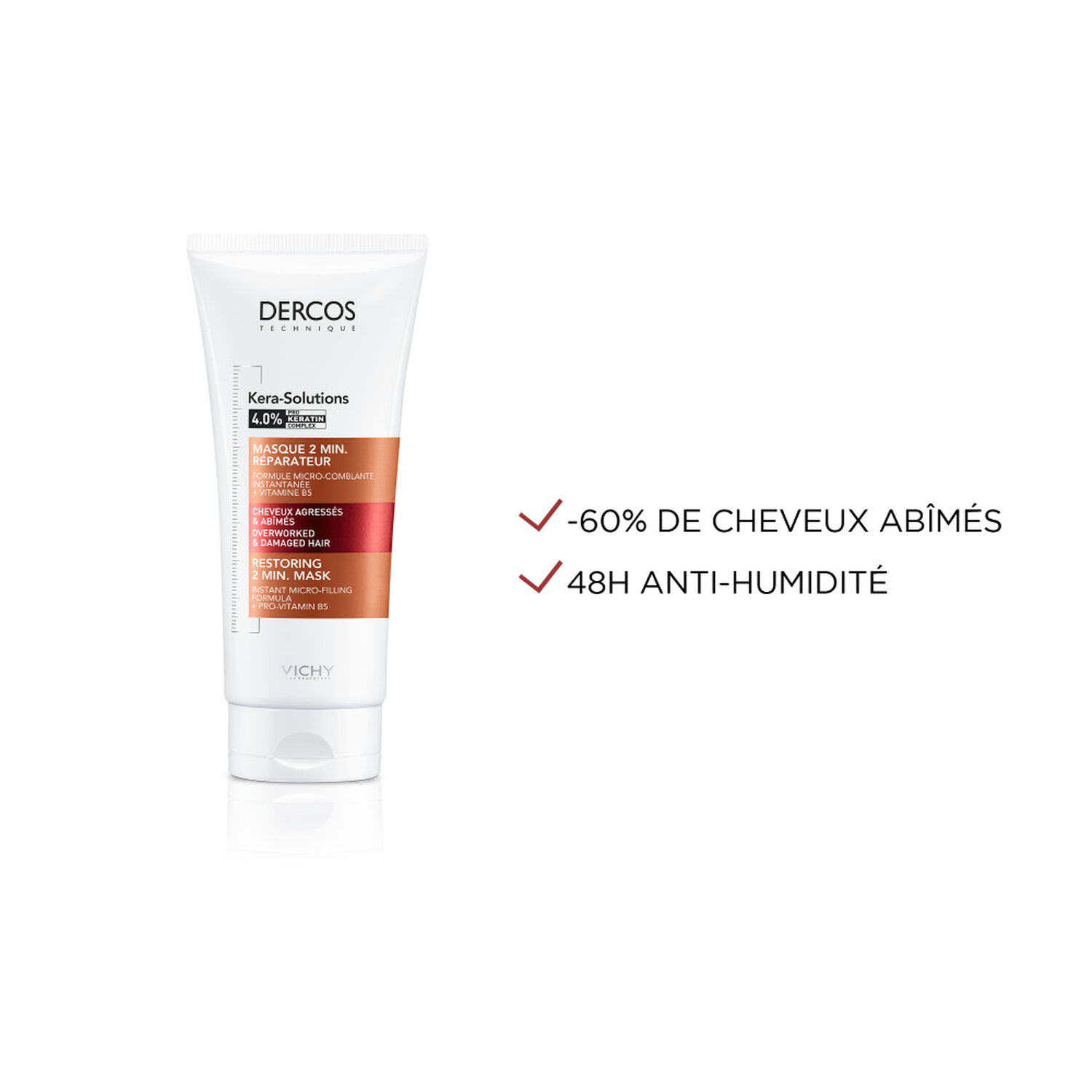 Dercos Technique Kera-Solutions, Shampooing Reconstituant 250 ml ...