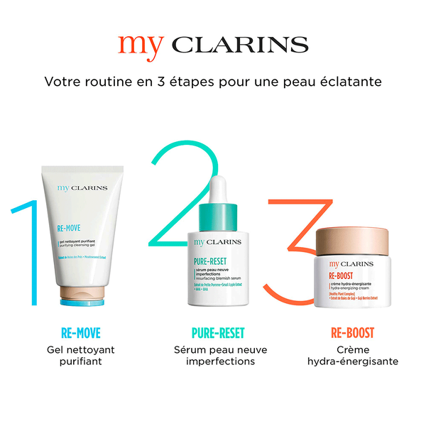my Clarins Pure-Reset, Sérum peau neuve imperfections - Clarins ...