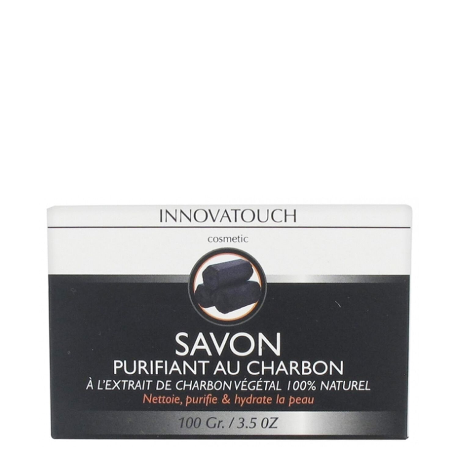 Savon Purifiant Au Charbon, 100% Natural 100 gr - Innovatouch ...