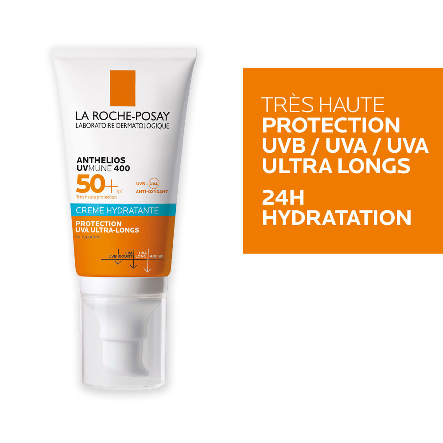 Anthelios UVMUNE 400, Sunscreen SPF50+ Face Moisturizer Fragrance Free ...