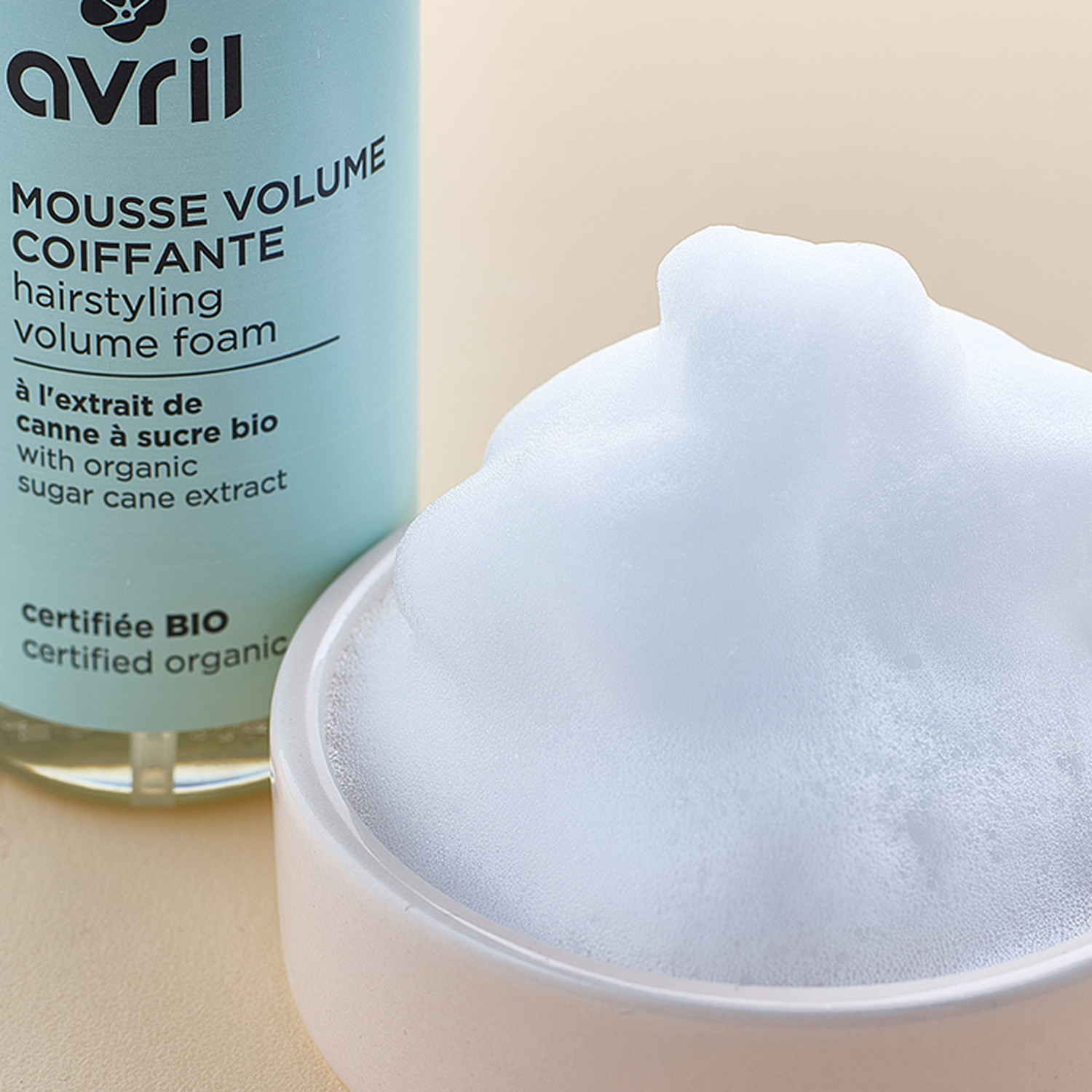 Mousse volume coiffante, Certifiée bio 150 ml - Avril | MyOrigines Produit