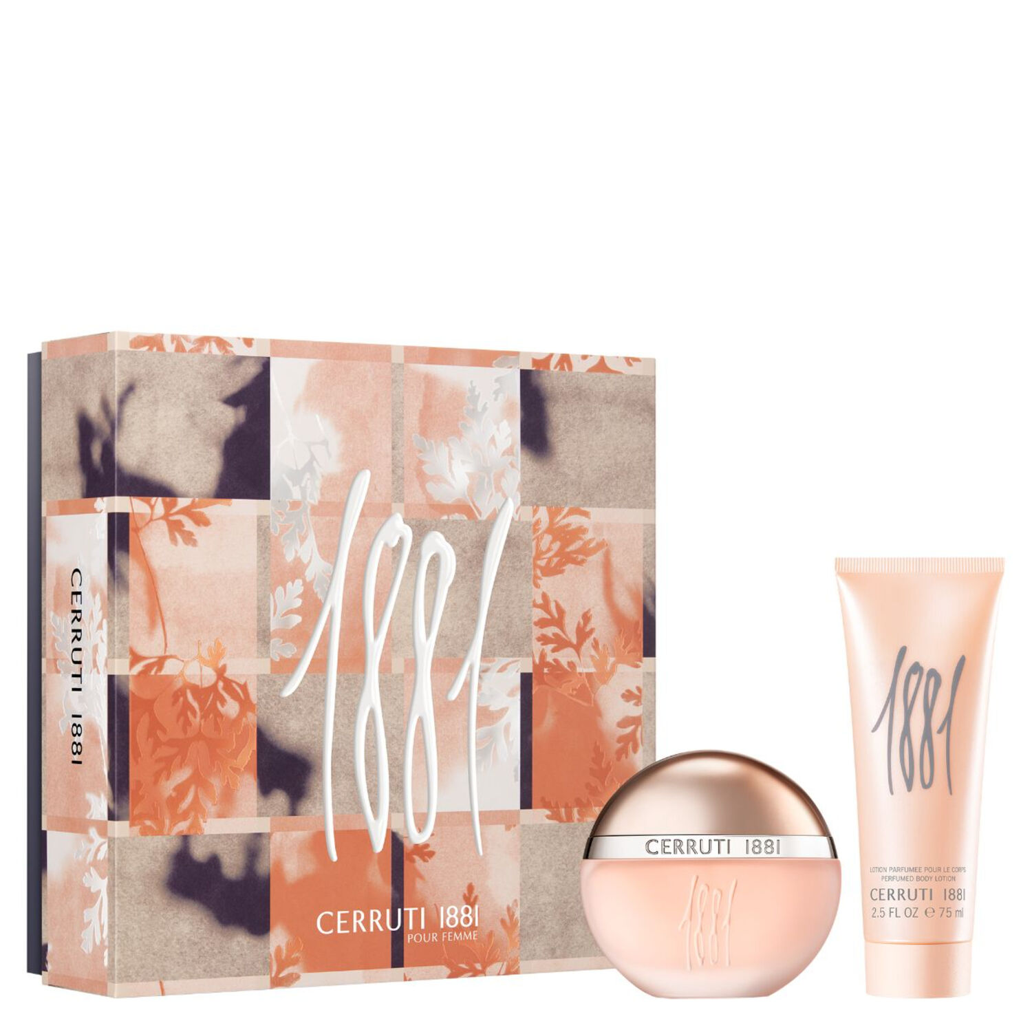 1881 Femme, Coffret Eau de Toilette 50ml + Lait Corps 75ml - Cerruti ...