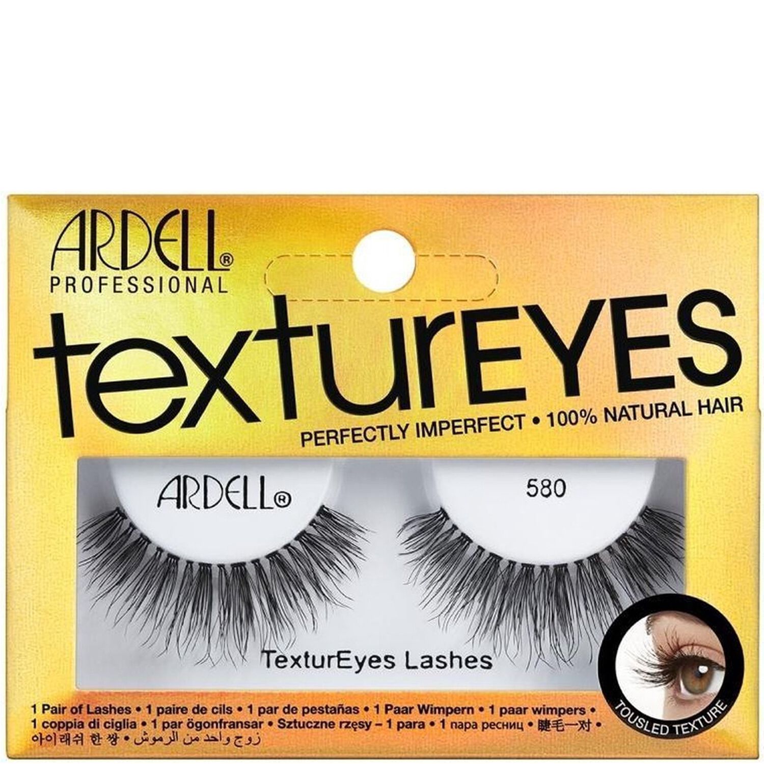 Textureyes Lashes, Faux Cils cheveux texturés 100% naturels 580 ...