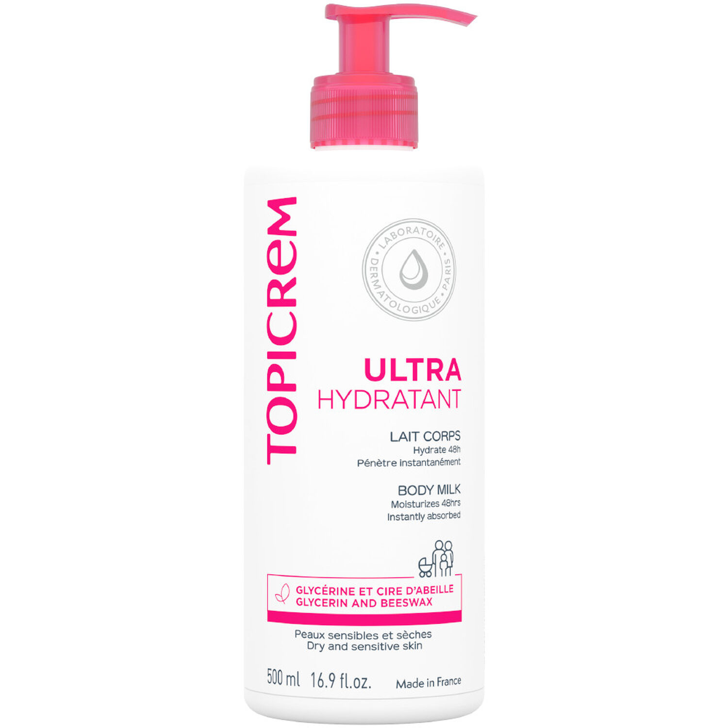 ULTRA HYDRATANT, Lait Corps - Topicrem | MyOrigines Parapharmacie Produit