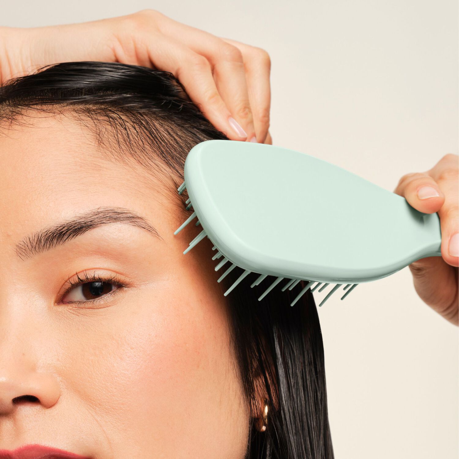 The Ultimate Detangler Extra Gentle, Brosse à Cheveux Eucalyptus Green ...