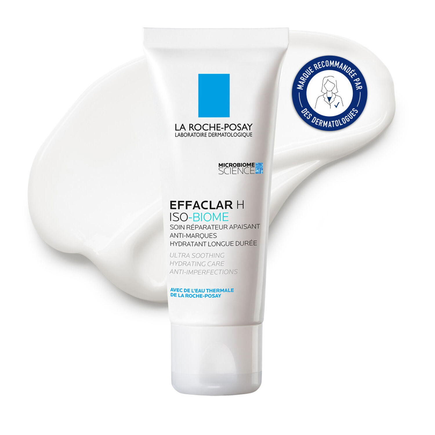 Effaclar H Iso-Biome, Soin Réparateur Apaisant - Peaux Acnéiques, 40ml ...