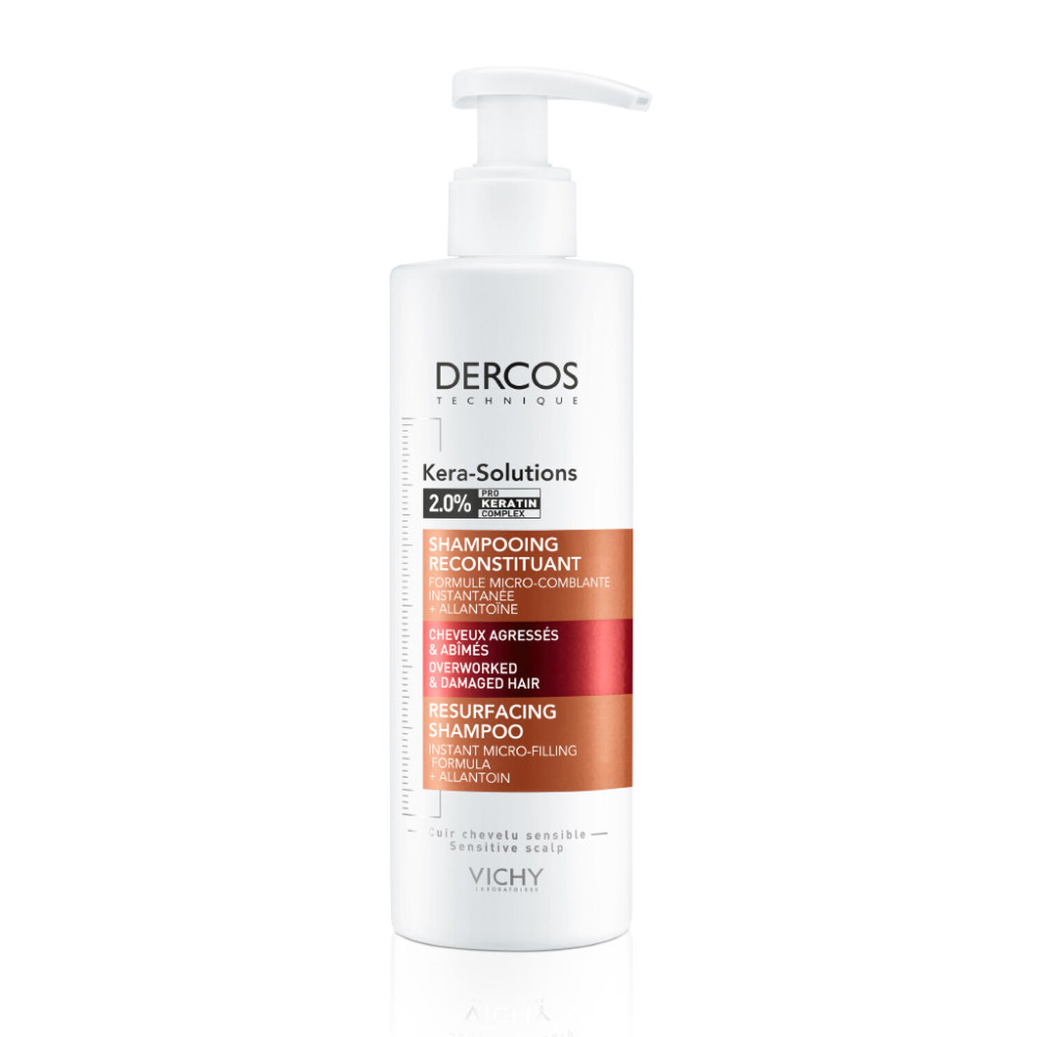 Dercos Technique Kera-Solutions, Shampooing Reconstituant 250 ml ...