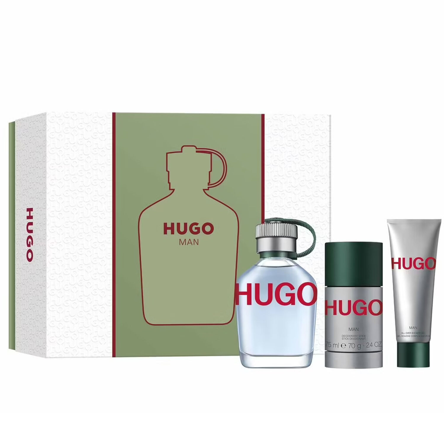 Hugo Man, Coffret Eau de Toilette 125 ml + 2 Produits - Hugo Boss ...