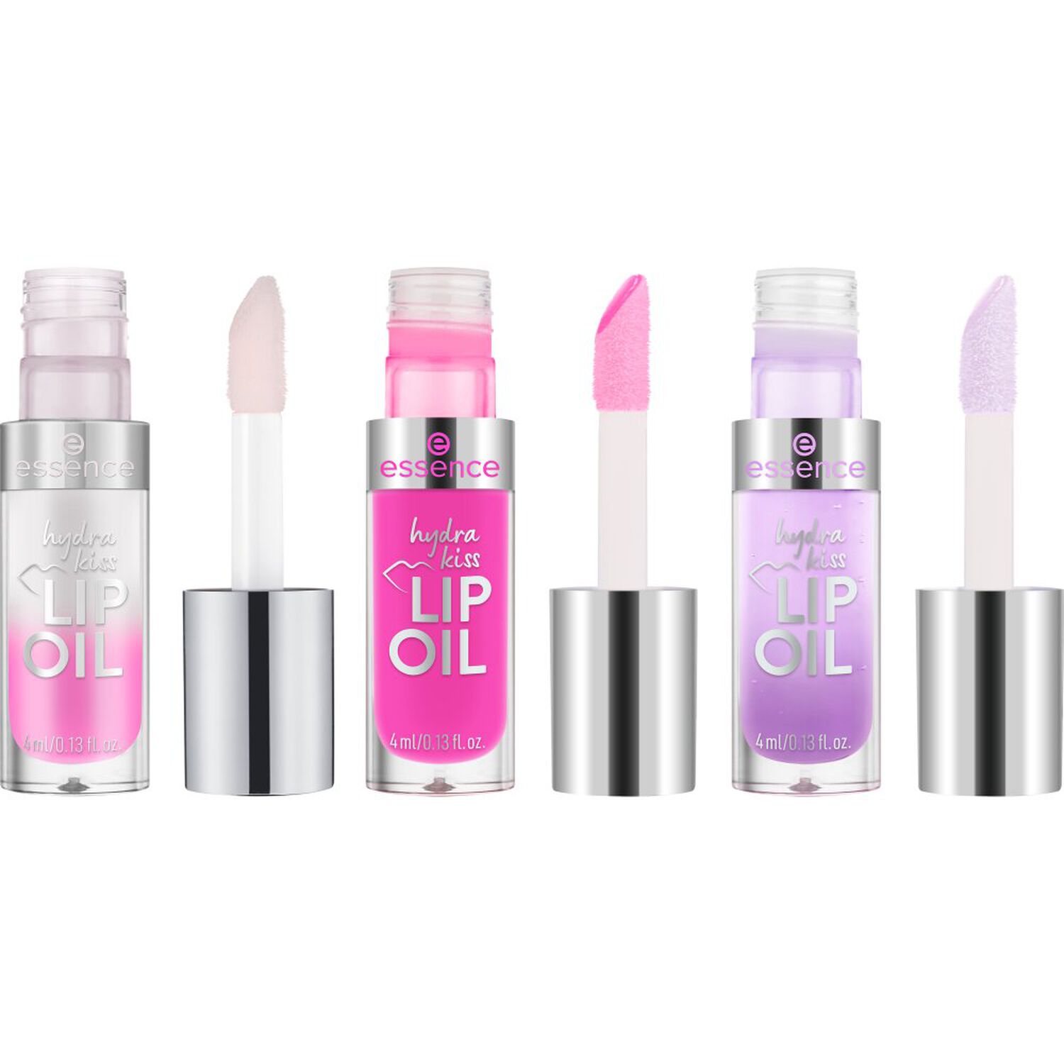 Hydra Kiss Lip Oil Trio, Coffret Huiles pour les Lèvres 3x4ml - Essence ...