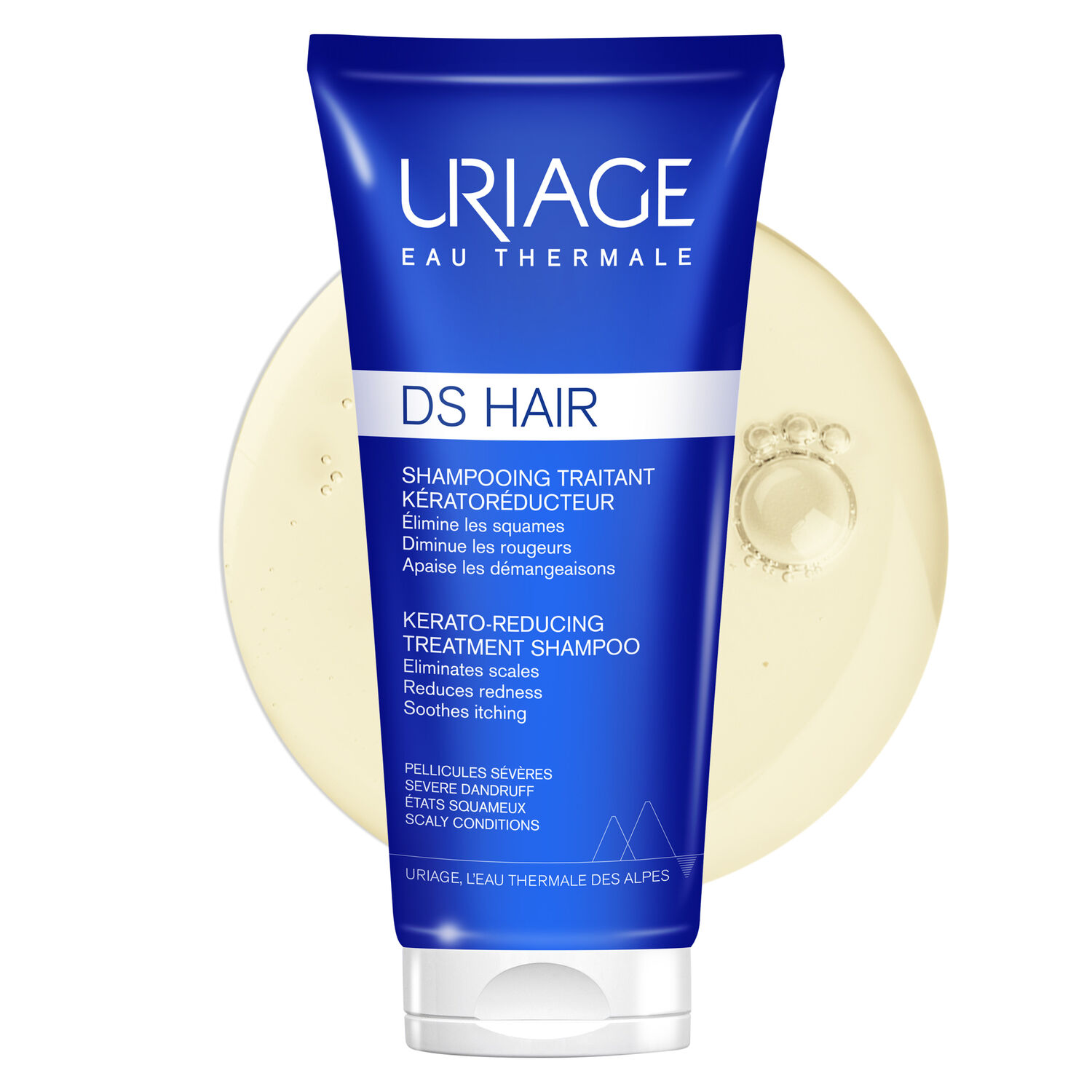 DS Hair, Shampooing Traitant Kératoréducteur 150 ml - Uriage ...