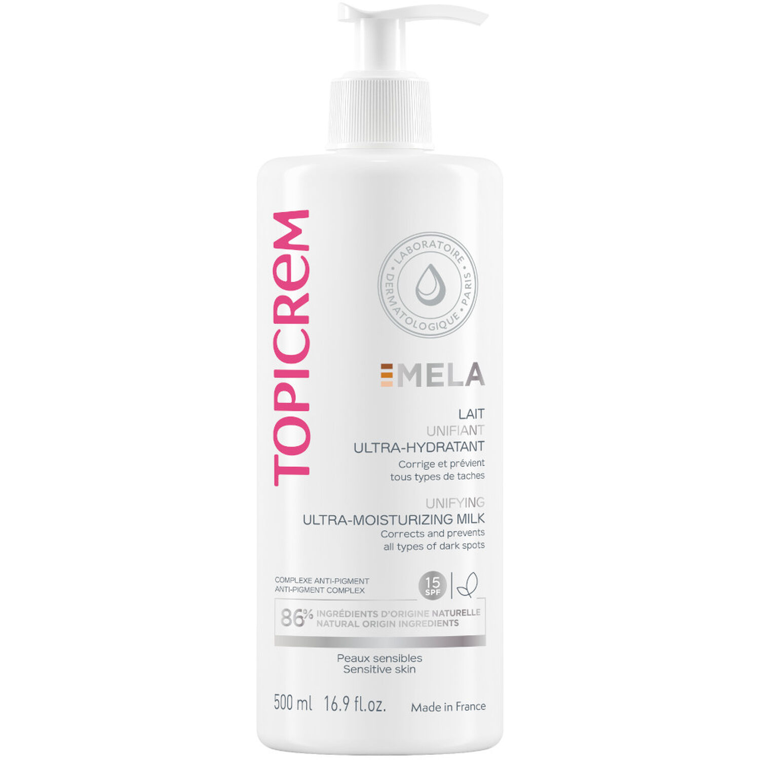 MELA, Lait Unifiant Ultra-Hydratant - Topicrem | MyOrigines ...