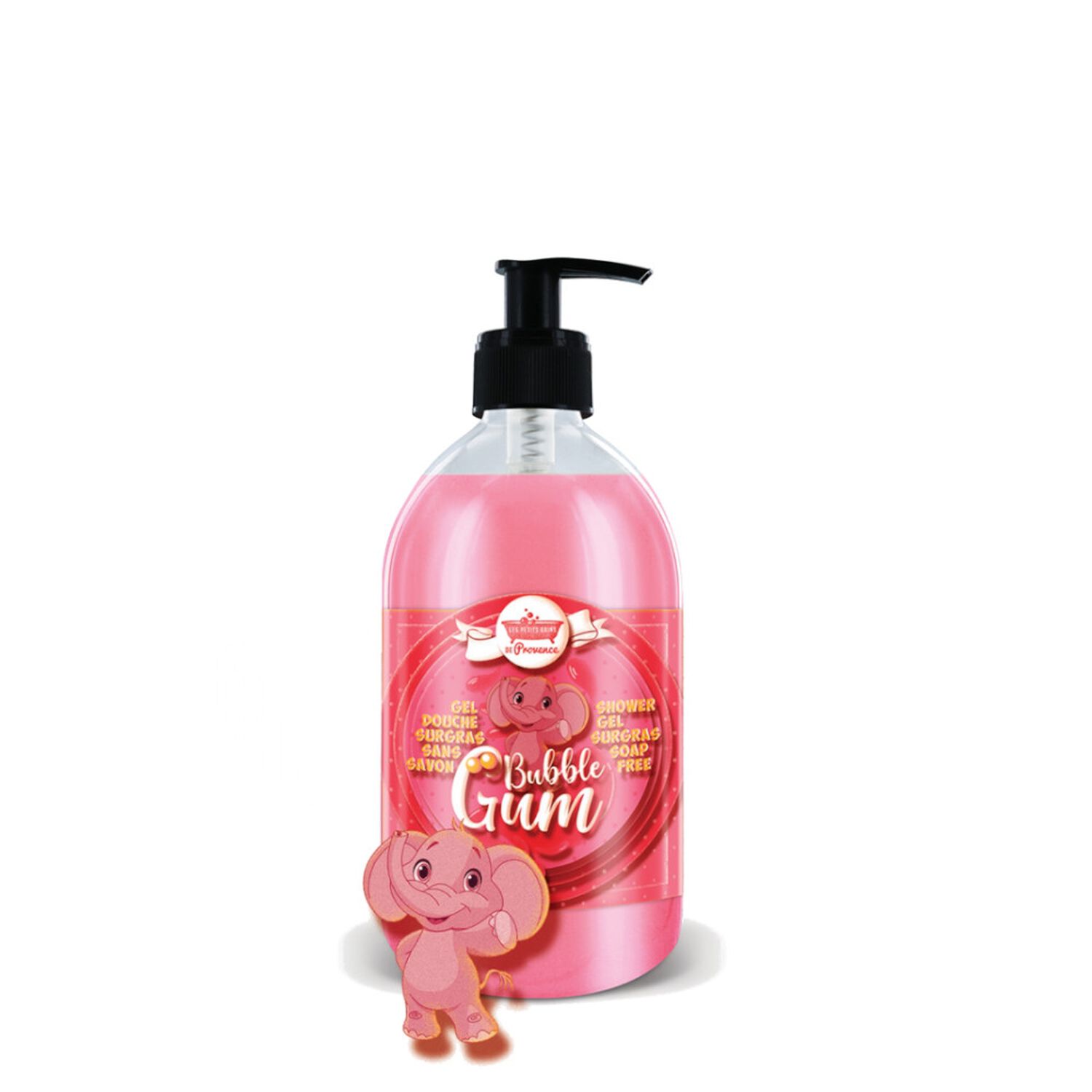 Gel Douche Surgras Sans Savon, Parfum Bubble Gum 500 ml - Les Petits ...