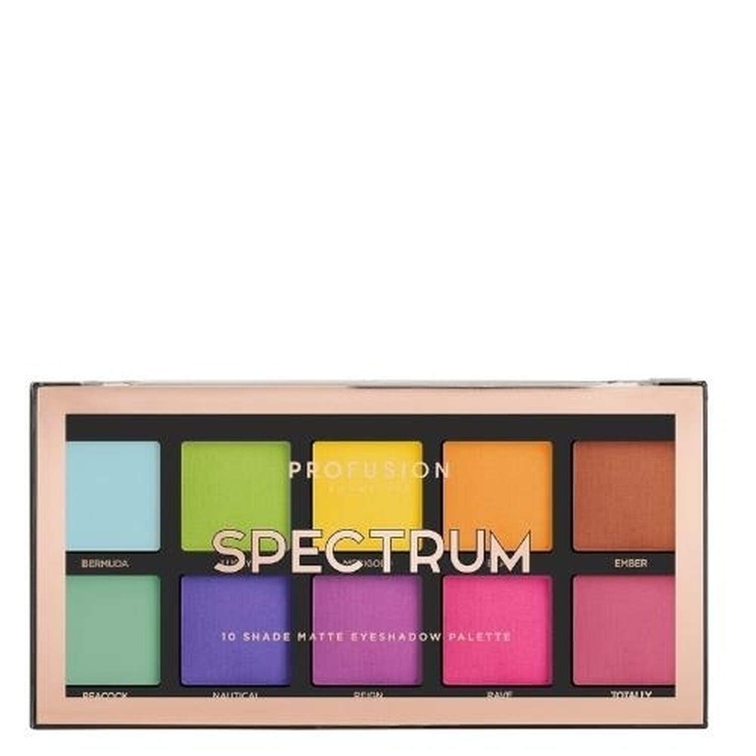 Palette Spectrum, 10 Ombres à Paupières - Profusion Cosmetics ...