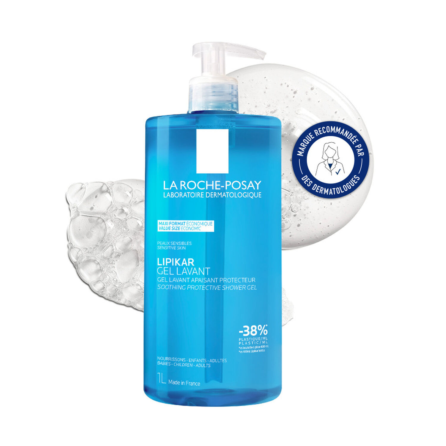 Lipikar, Gel Douche Lavant Apaisant Protecteur - La Roche-Posay ...