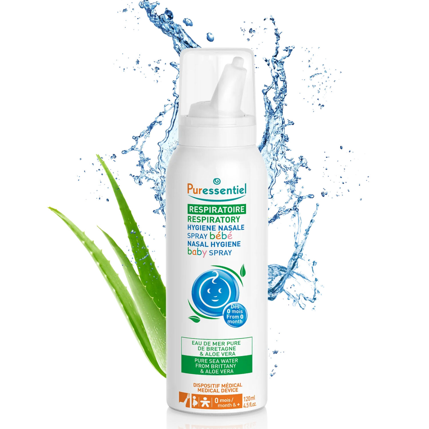 Respiratoire, Baby Nasal Hygienespray 120 ml - Puressentiel ...