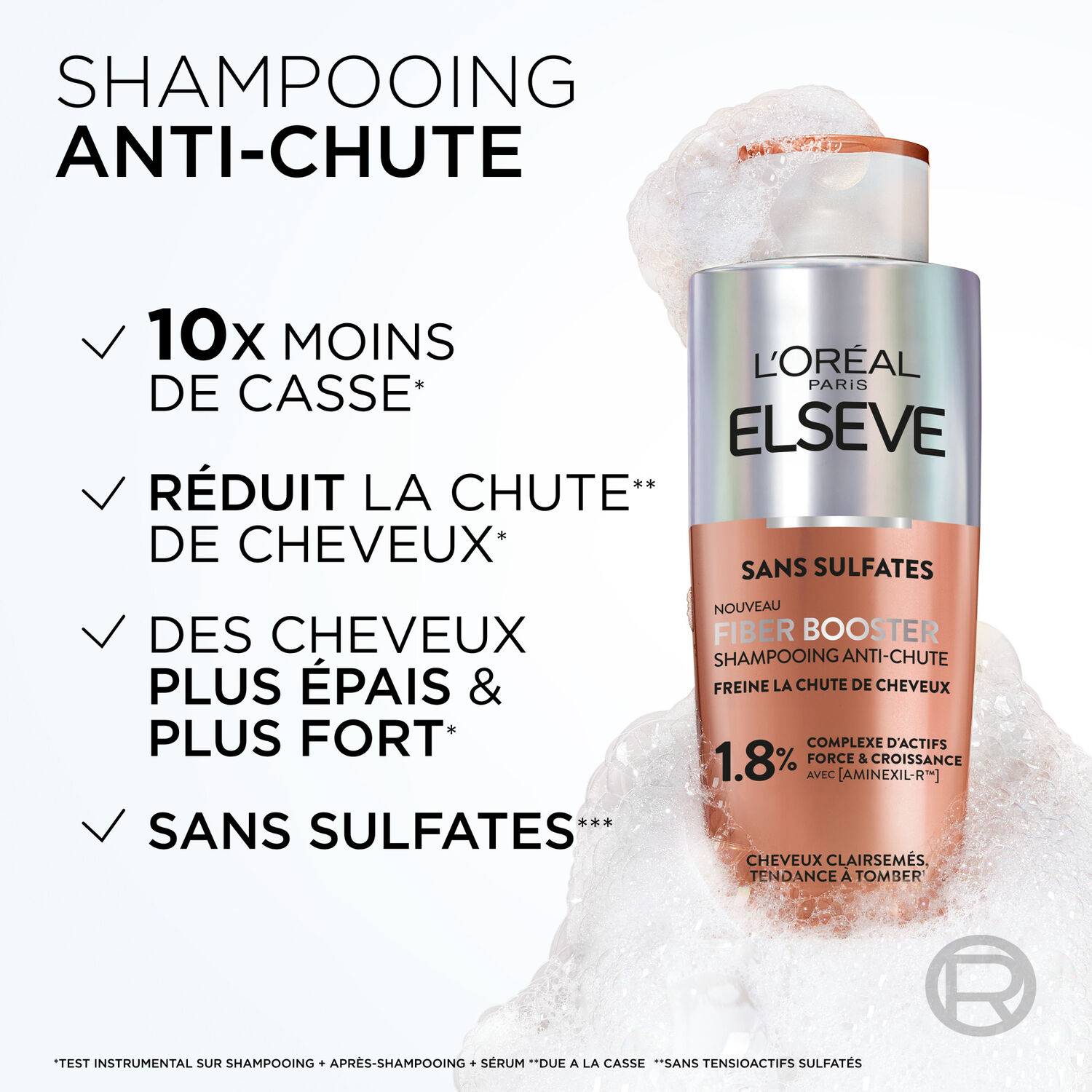 Elseve Fiber Booster, Shampooing Anti-Chute - L'Oréal Paris ...