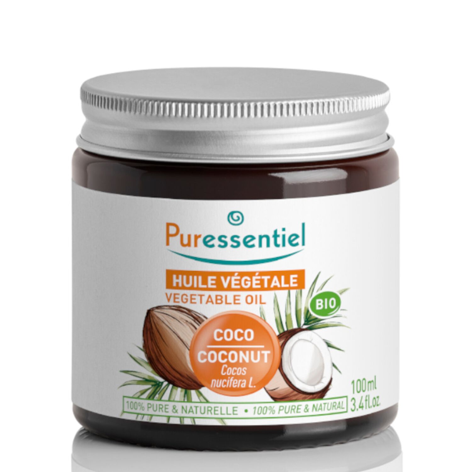 Huile Végétale Bio, Coconut 100 ml - Puressentiel | MyOrigines ...