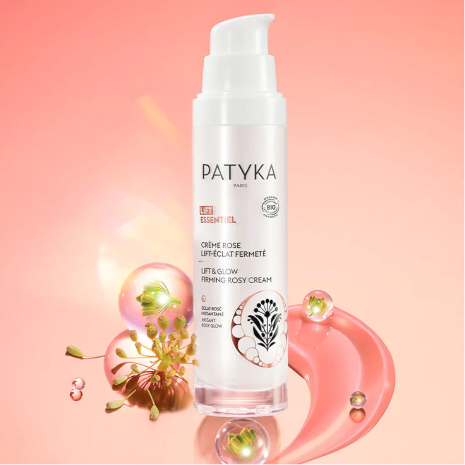 Crème rose lift-éclat fermeté instantané, Lift Essentiel 50 ml - Patyka ...