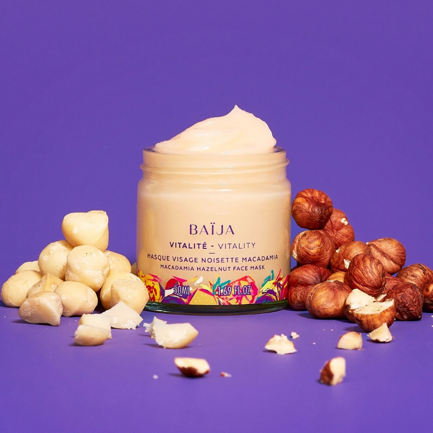 Noisette & Macadamia, Masque Visage 50 ml - Baïja | MyOrigines Produit