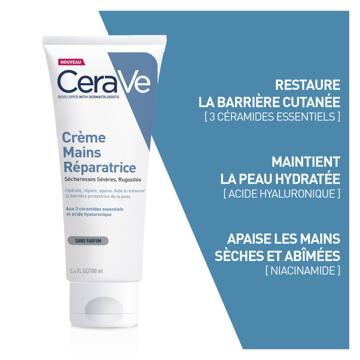 Crème Mains Réparatrice , cerave | MyOrigines Produit
