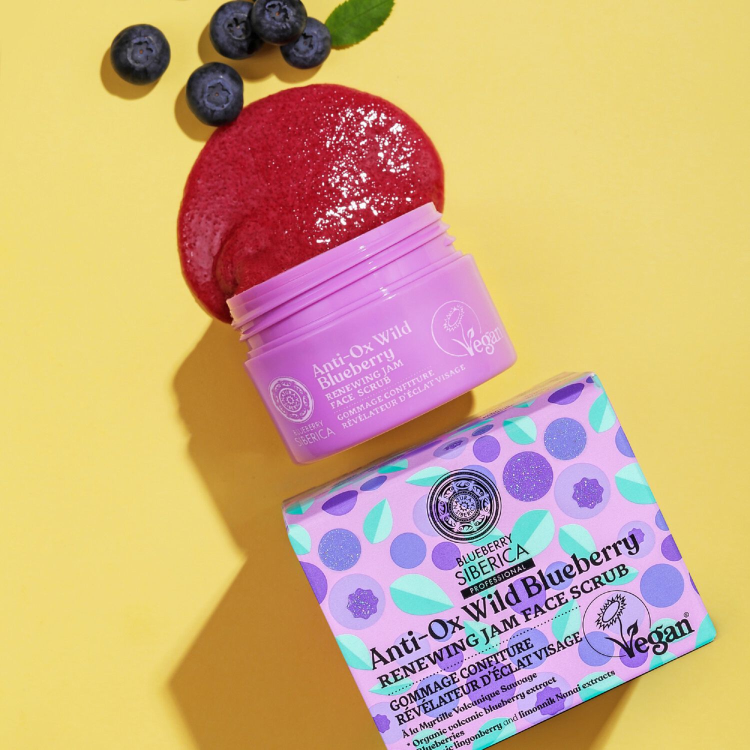 BLUEBERRY, Radiance-revealing Jam Scrub 50ml - Natura Siberica ...