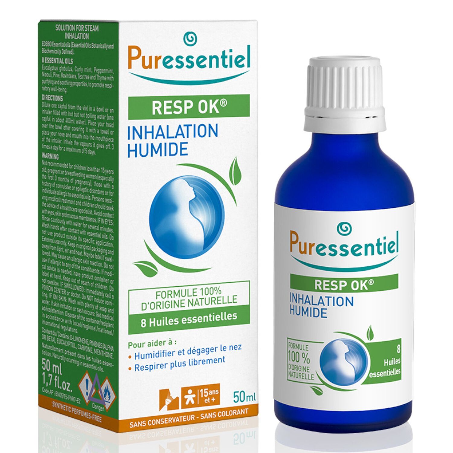 Respiratoire, Inhalation Humide 50 ml - Puressentiel | MyOrigines ...