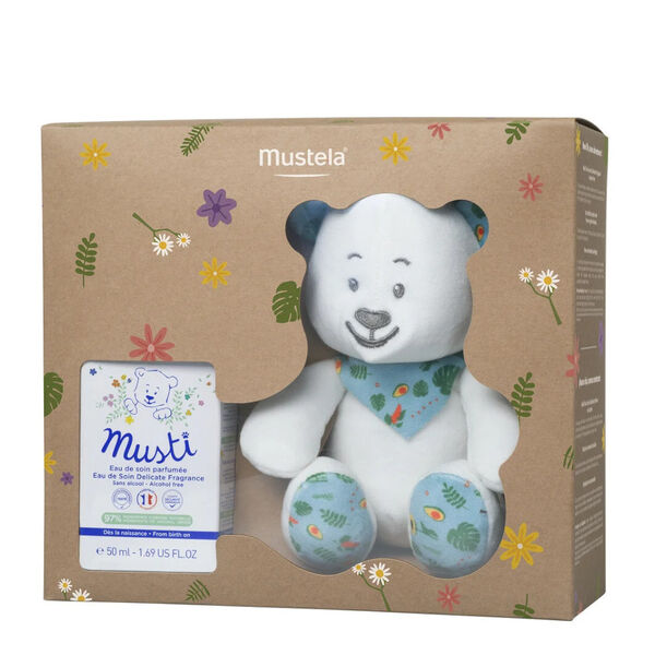 Bébé Musti, Coffret Eau de Soin Parfumée 50 ml + Peluche - Mustela | MyOrigines Parapharmacie ...
