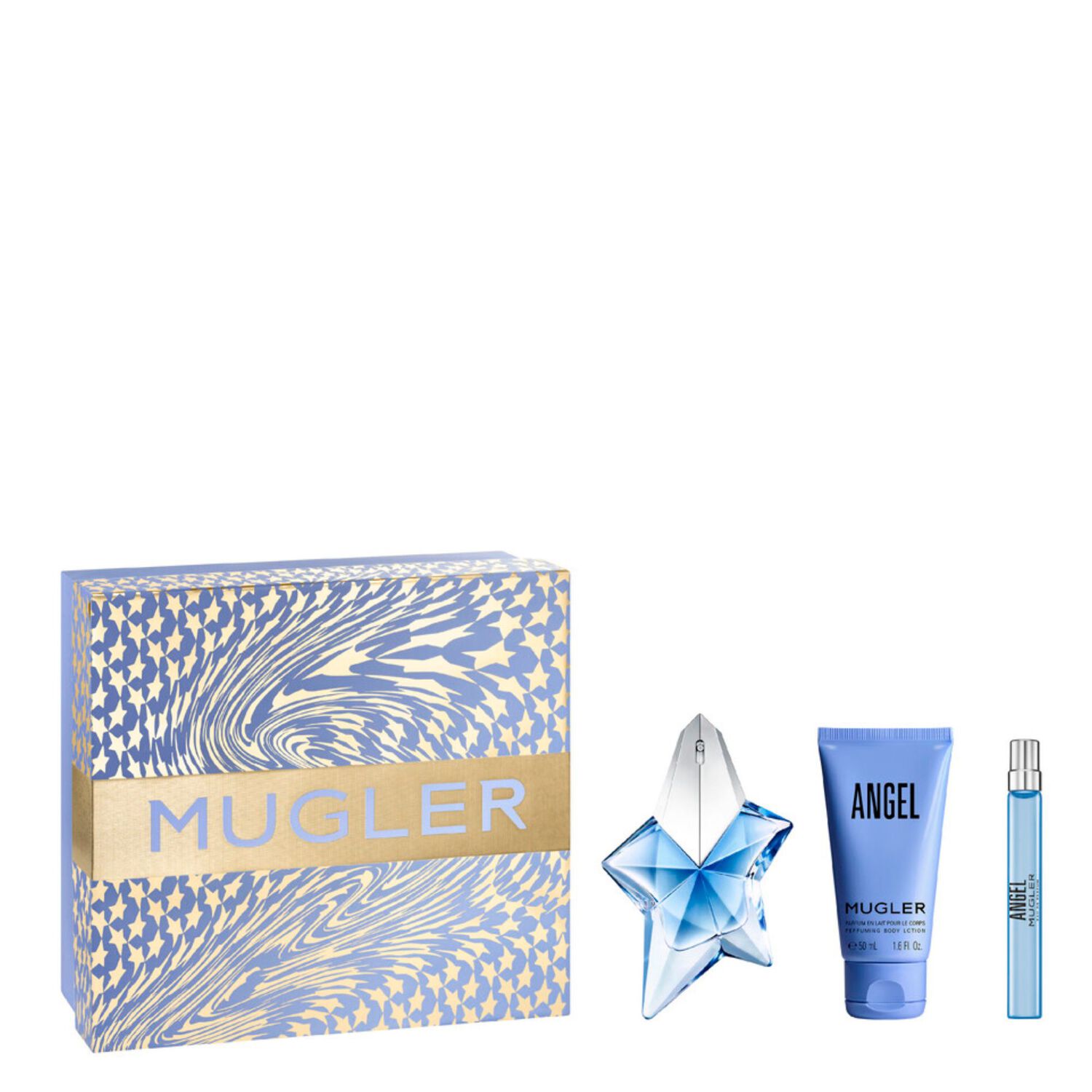 Angel, Coffret Eau de Parfum 50ml + Lait Corps 50ml + Format Voyage ...