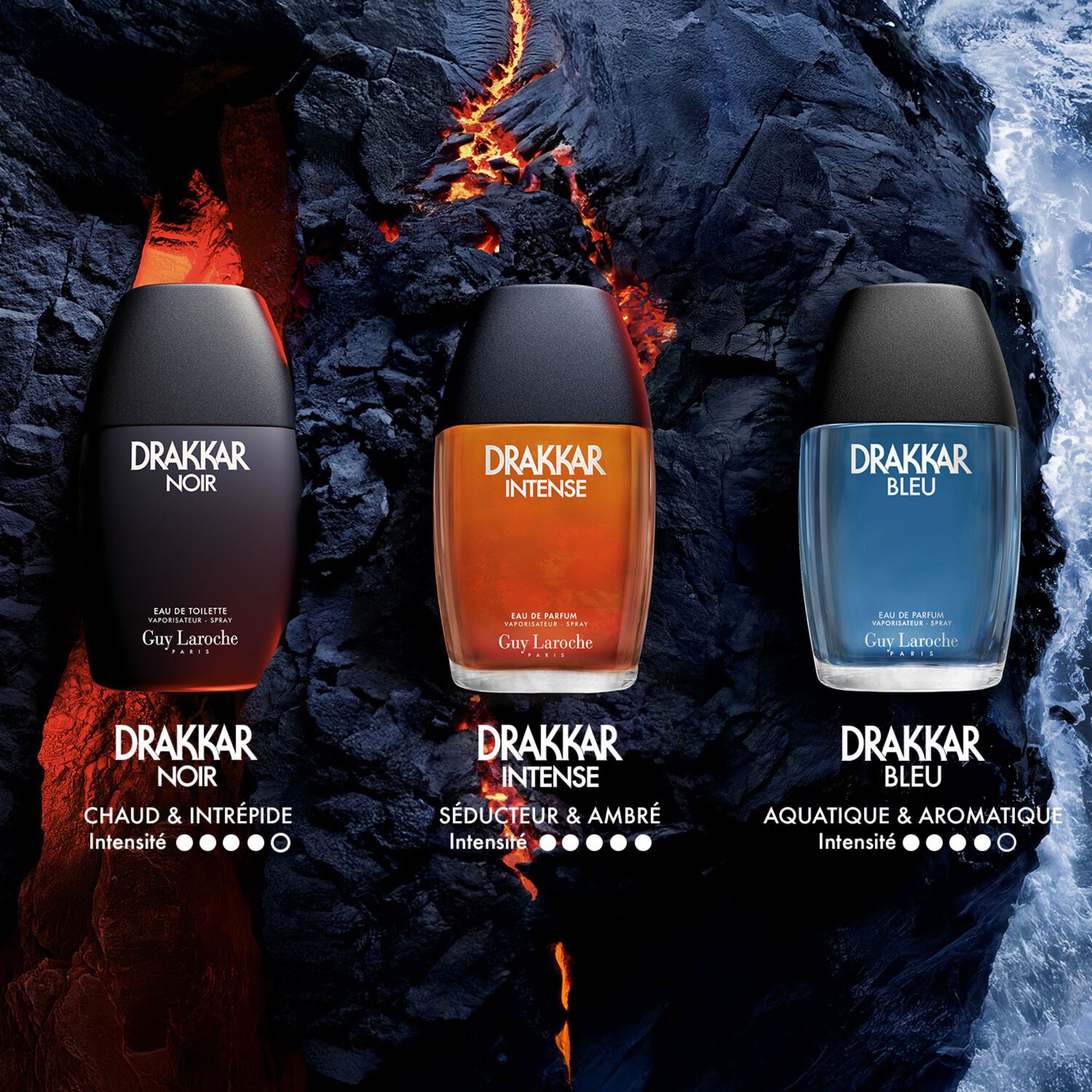 Drakkar Noir, Coffret Eau de Toilette 50ml + 2 Produits - Guy Laroche ...