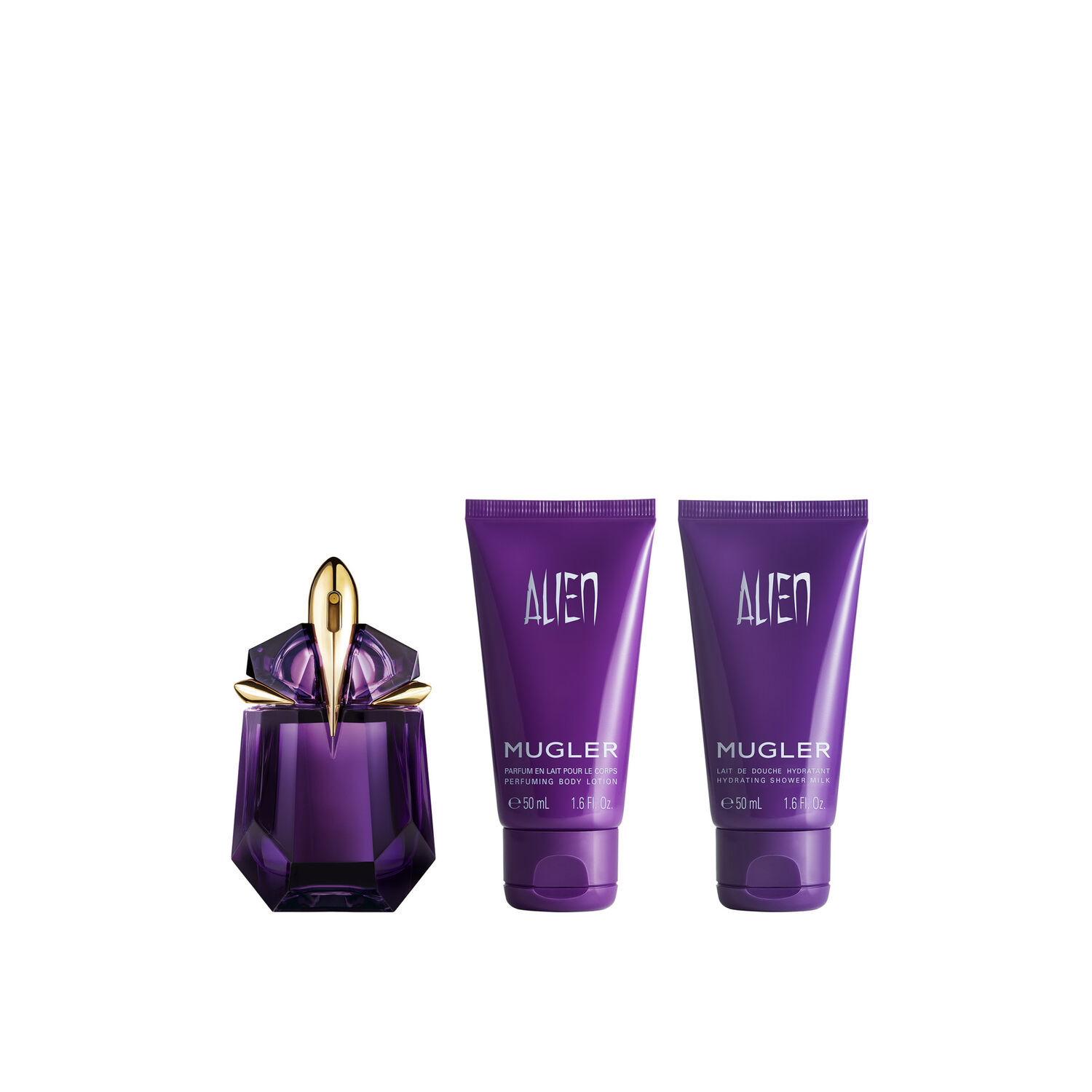 Alien, Set de regalo Eau de Parfum 30 ml + Leche corporal 50 ml + Gel de ducha 50 ml - Mugler ...