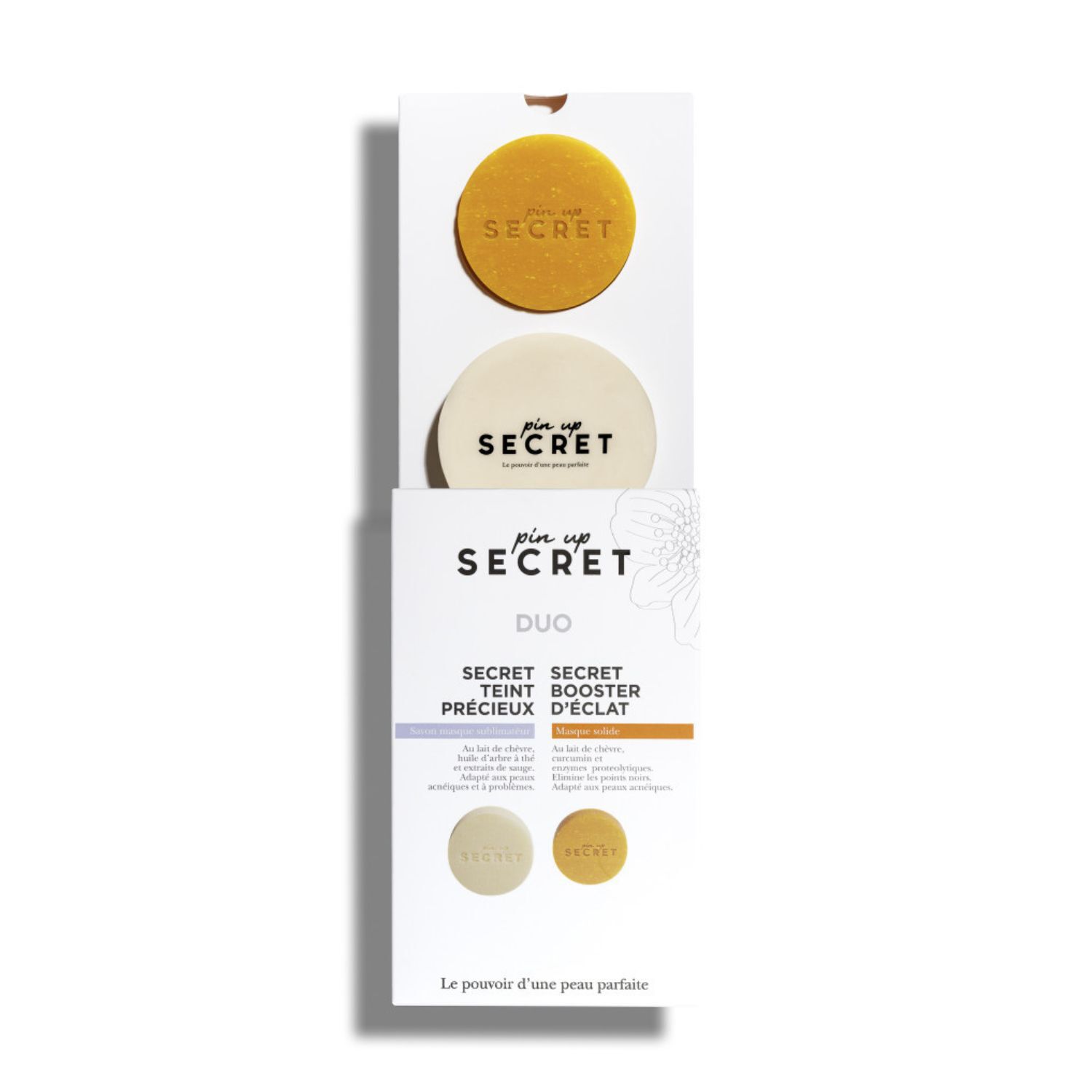 Secret Teint Éclatant Duo, Set di saponi Secret Teint Précieux 120gr ...