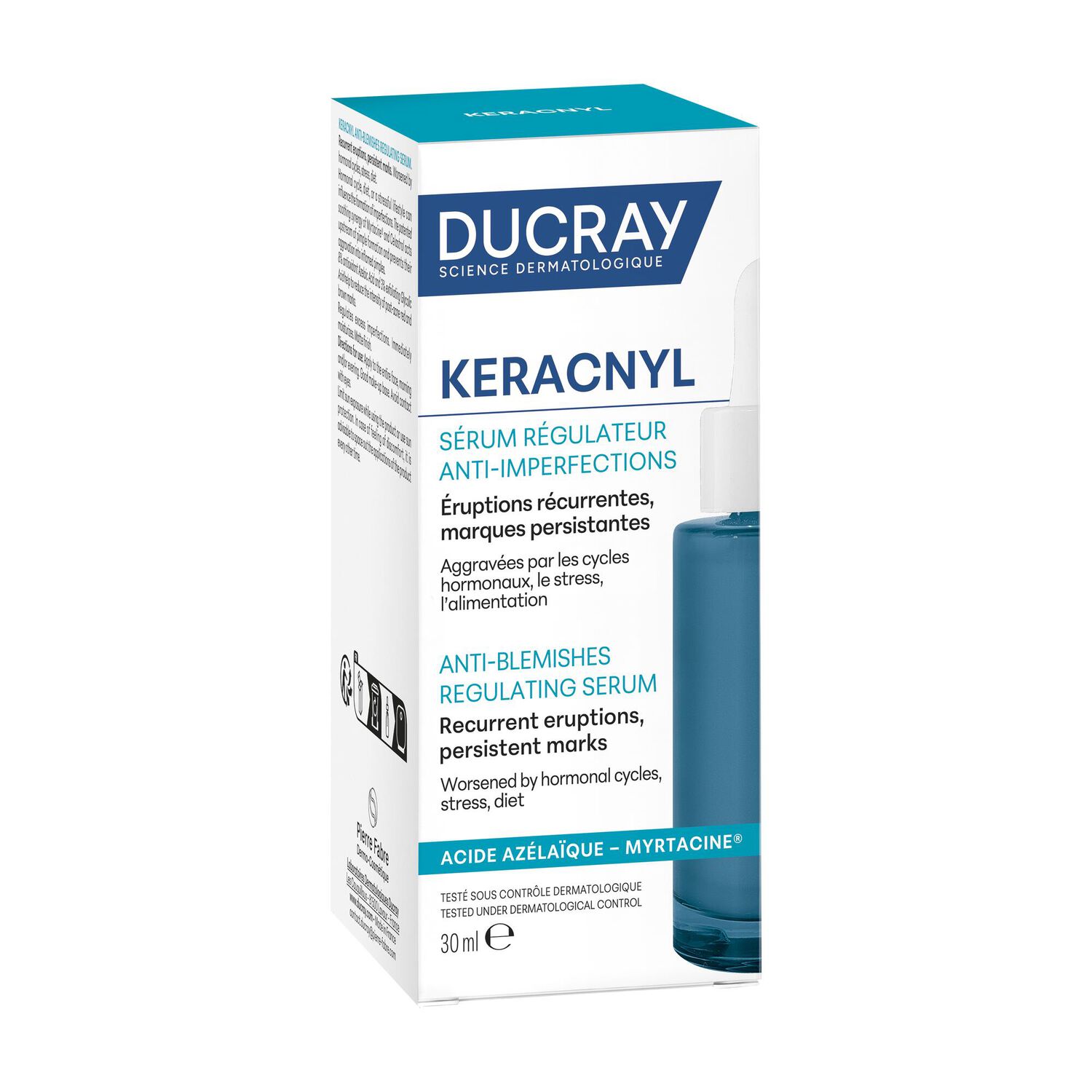Keracnyl, Suero regulador antiimperfecciones 30 ml - Ducray ...