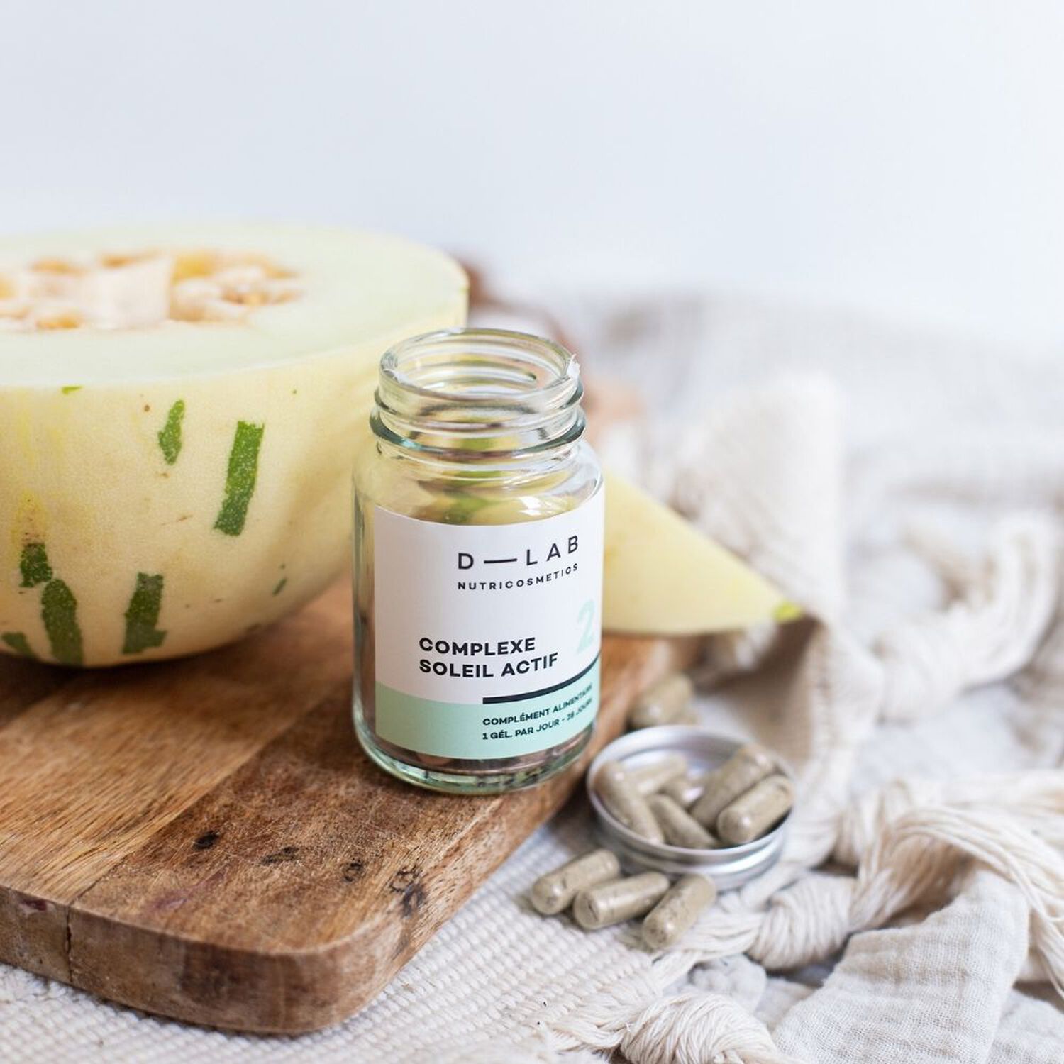 Complexe Soleil Actif - 1 mois, Complemento alimenticio bronceador - D-Lab Nutricosmetics ...