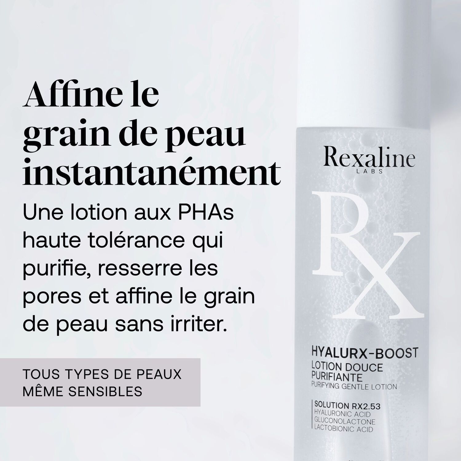 Hyalurx, Lotion Douce Purifiante 150ml - Rexaline | MyOrigines Produit