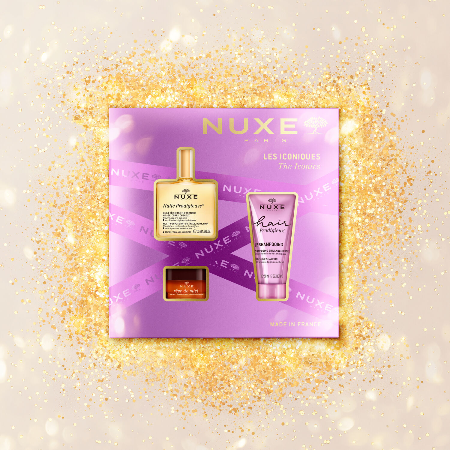 Huile Prodigieuse, Coffret Huile Prodigieuse® 50ml + 2 Produits - Nuxe ...