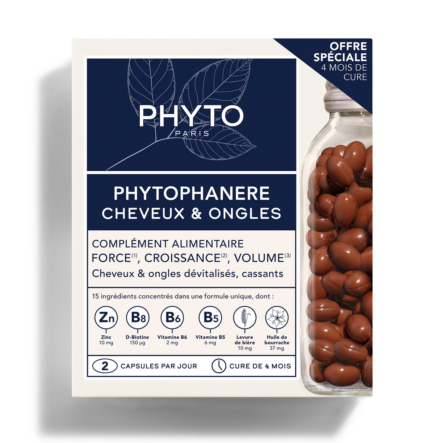 Phytophanere, Complément Alimentaire Cheveux & Ongles - Force ...