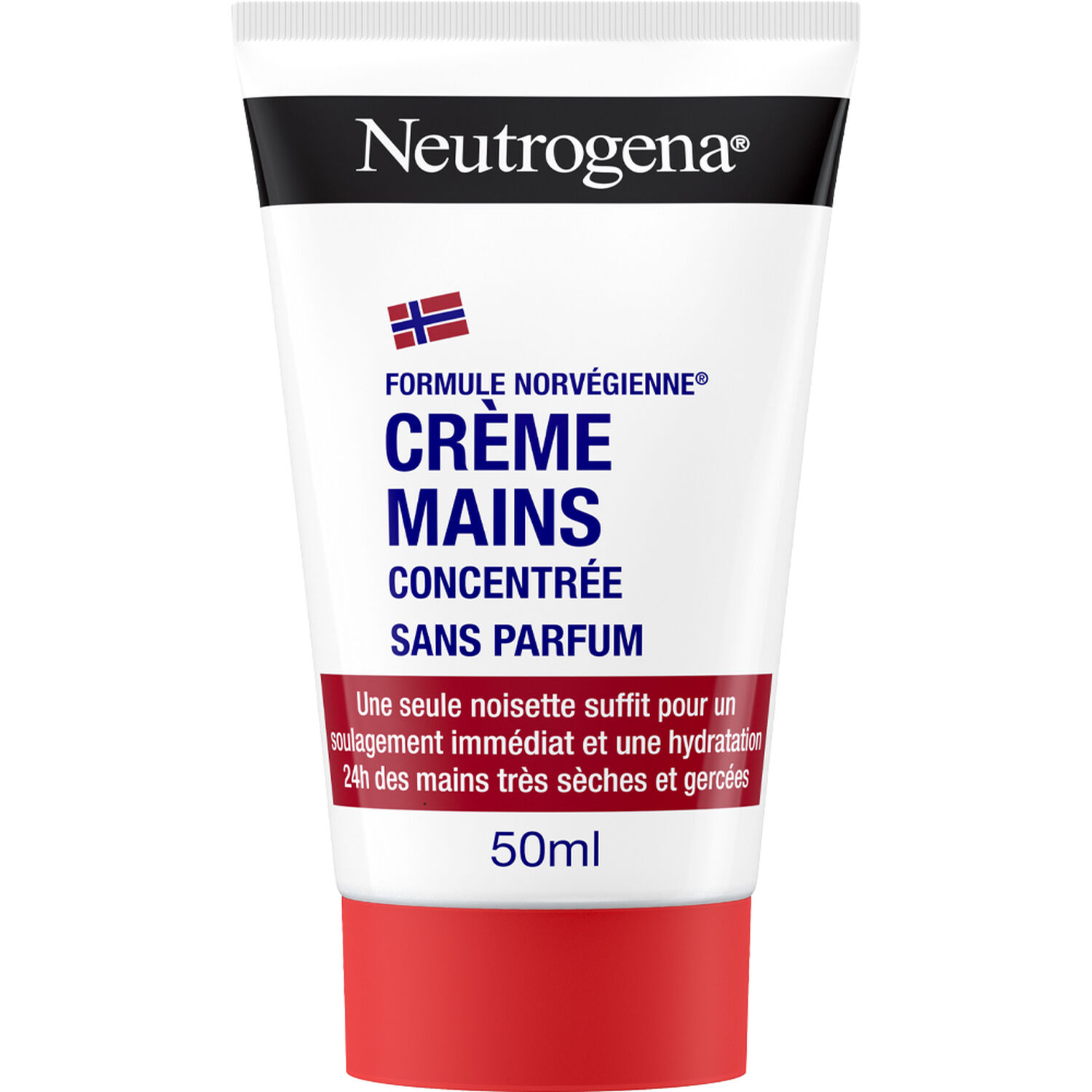 Crème mains, NEUTROGENA® Crème Mains Concentrée sans parfum 50 ml ...