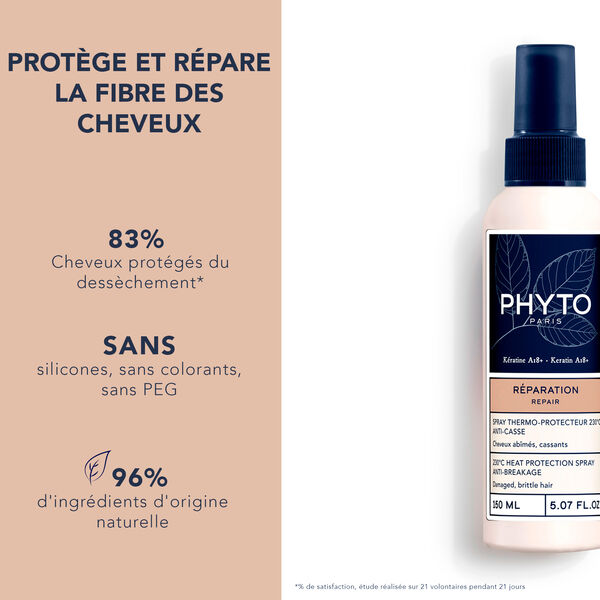 Réparation, Spray Thermo-Protecteur 230° Anti-Casse - Phyto ...