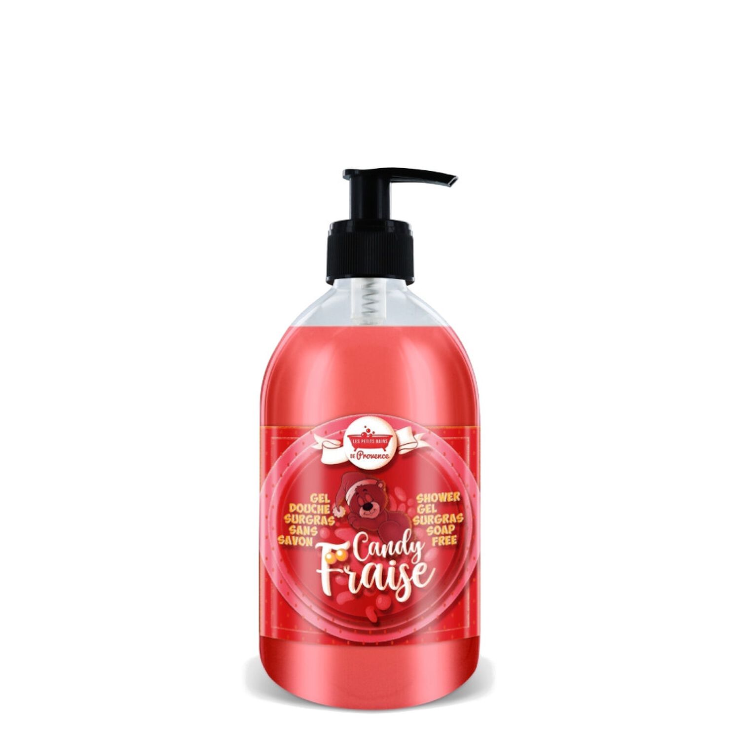 Gel Douche Surgras Sans Savon, Parfum Candy Fraise 500 ml - Les Petits ...