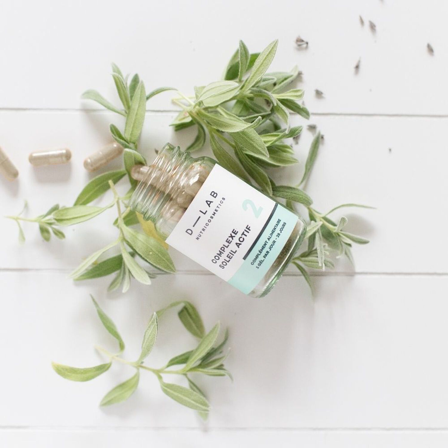 Complexe Soleil Actif - 1 mois, Complemento alimenticio bronceador - D-Lab Nutricosmetics ...