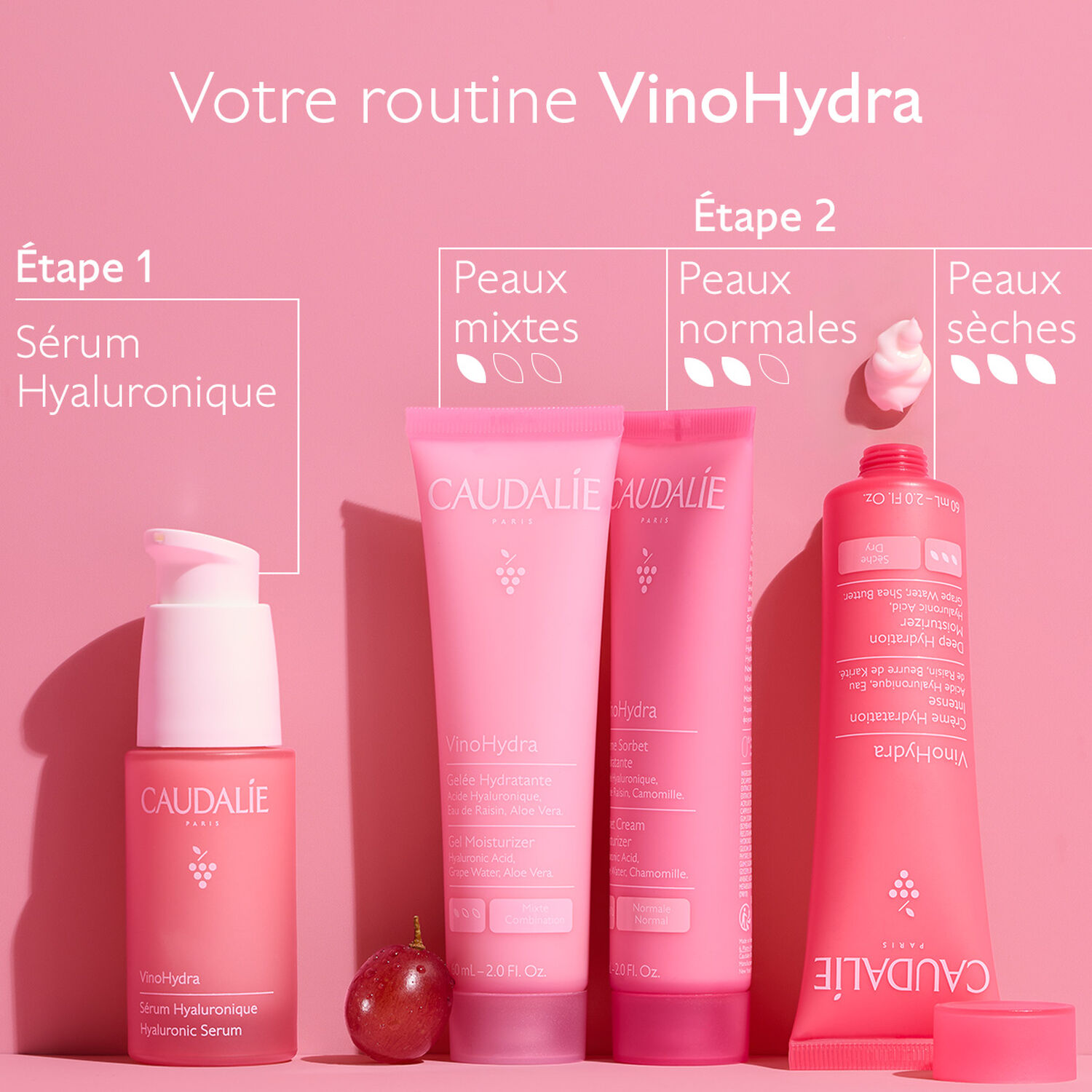 Vinohydra, Crème Hydratation Intense 60 ml - Caudalie | MyOrigines ...