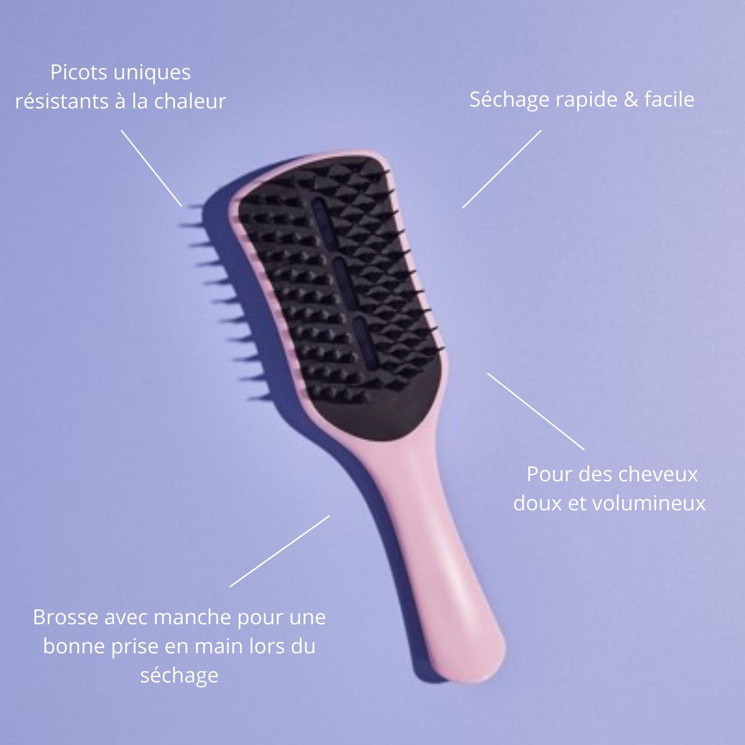Easy Dry & Go Vented Hairbrush, Tickled Pink - Tangle Teezer ...