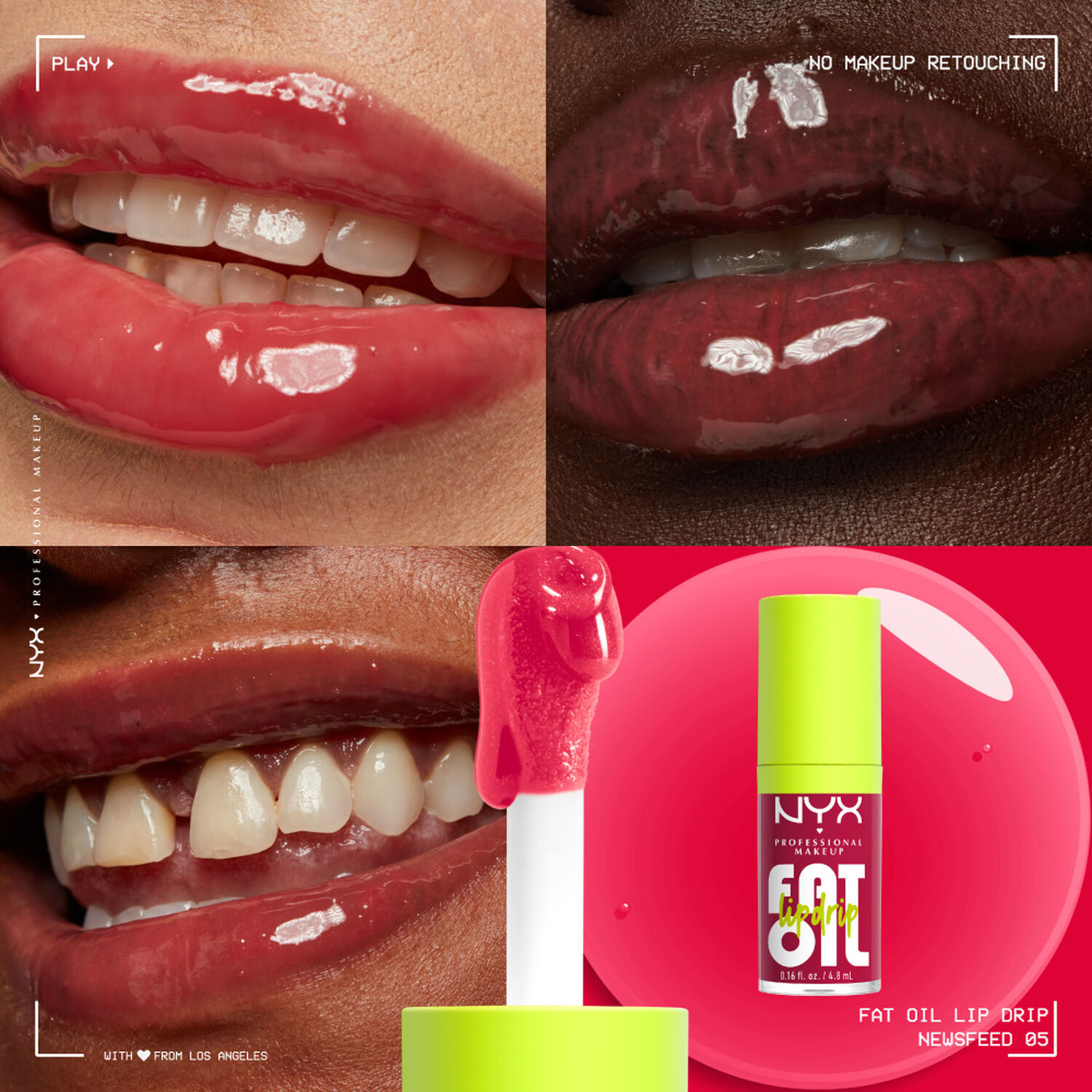 Fat Oil Gloss Liquide Huile à Lèvres Nyx Professional Makeup
