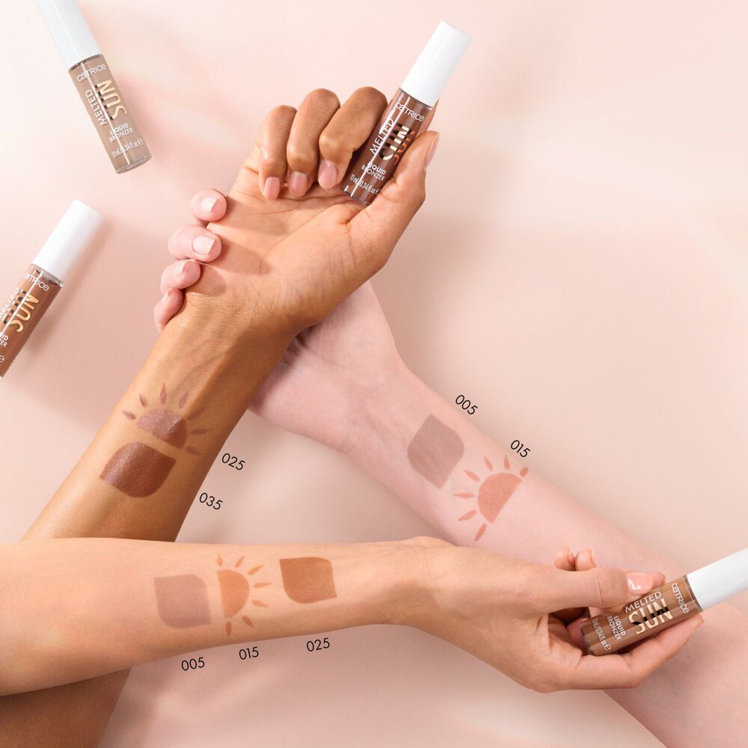 Melted Sun Liquid Bronzer, Bronzeur Liquide Crémeux Fini Mat Naturel ...