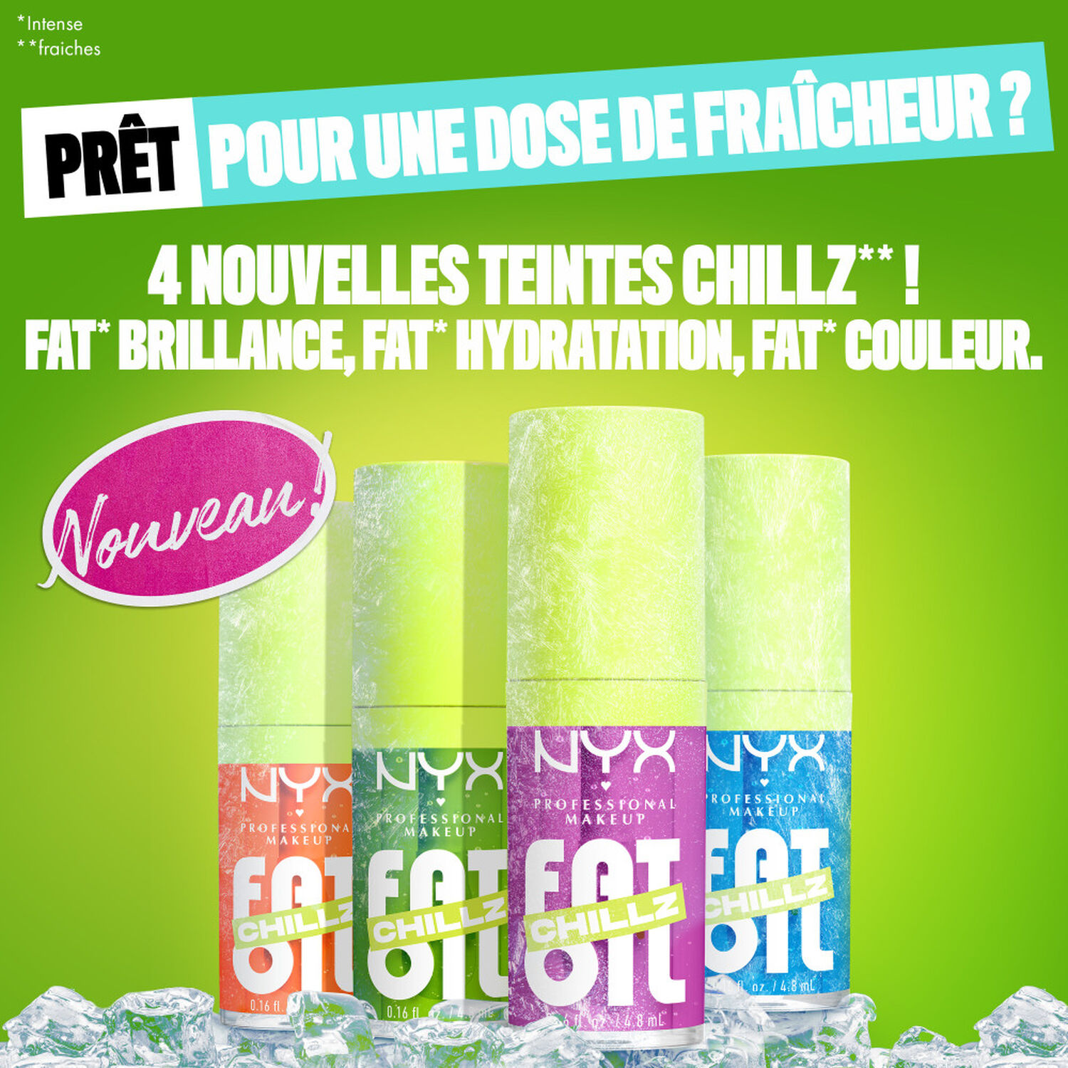 Fat Oil, Gloss Liquide Huile à Lèvres - Nyx Professional Makeup ...