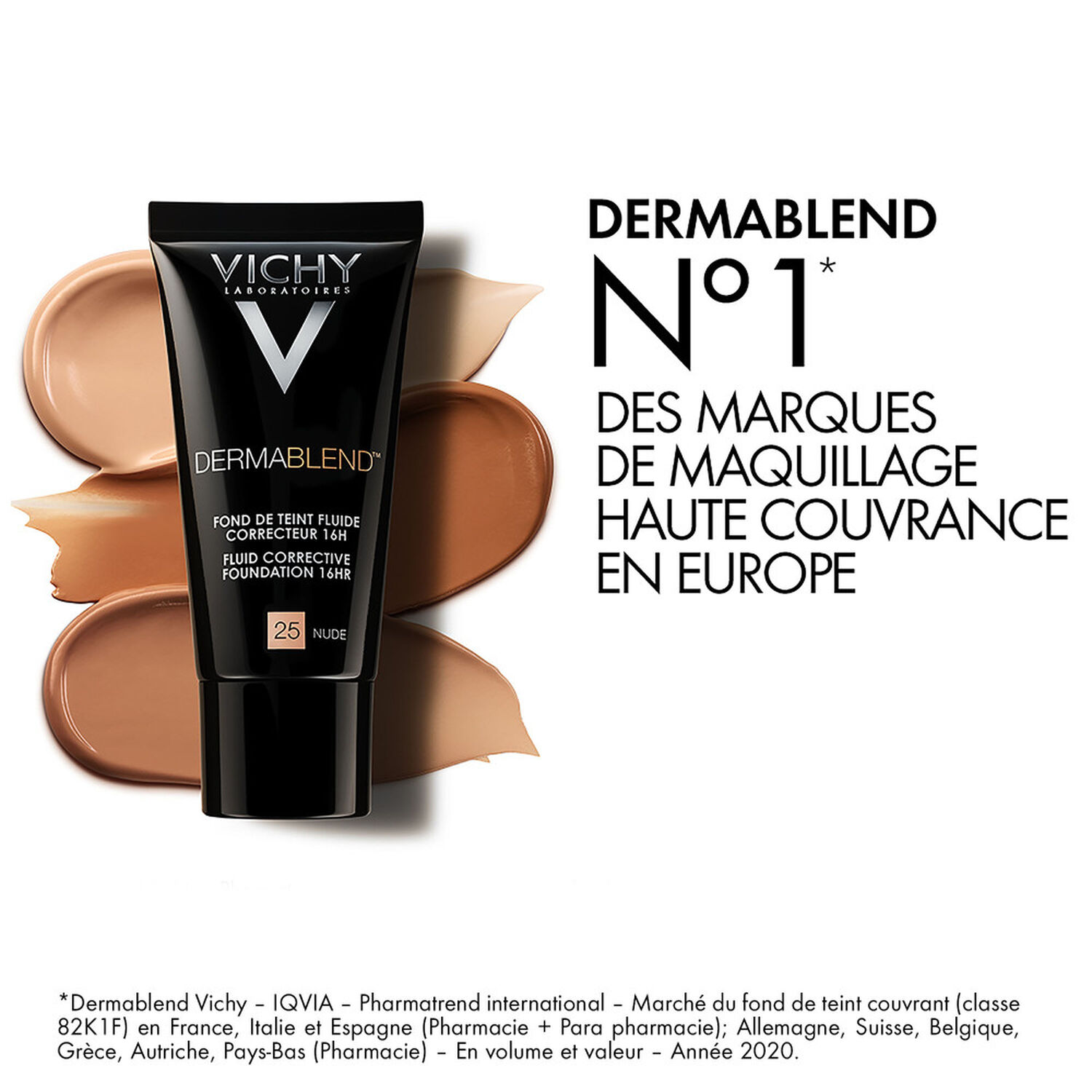 Dermablend, Dermablend Fluid Corrective Foundation 16HR - 30 ml - Vichy ...