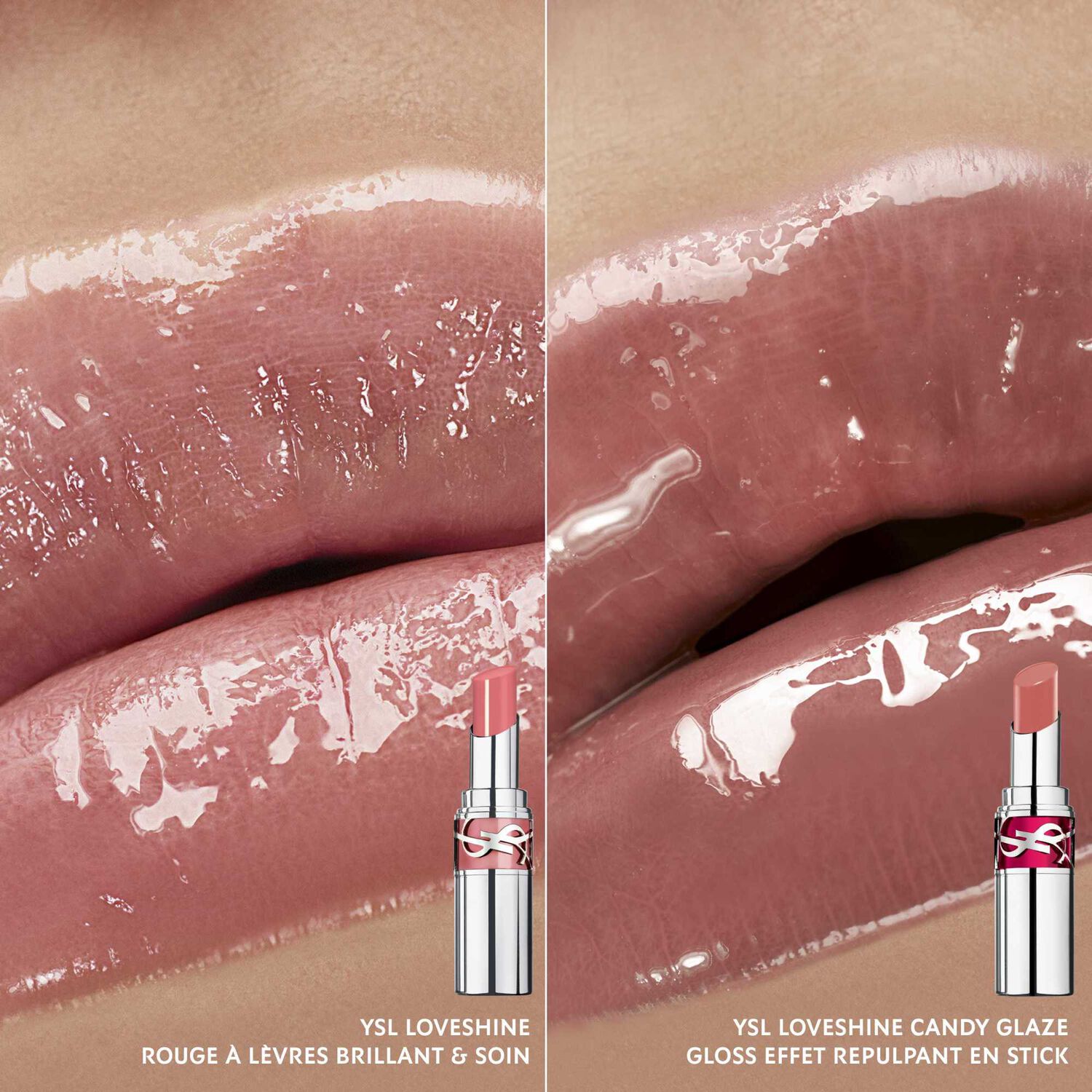 YSL Loveshine, Rouge à lèvres brillant et soin - Yves St Laurent ...