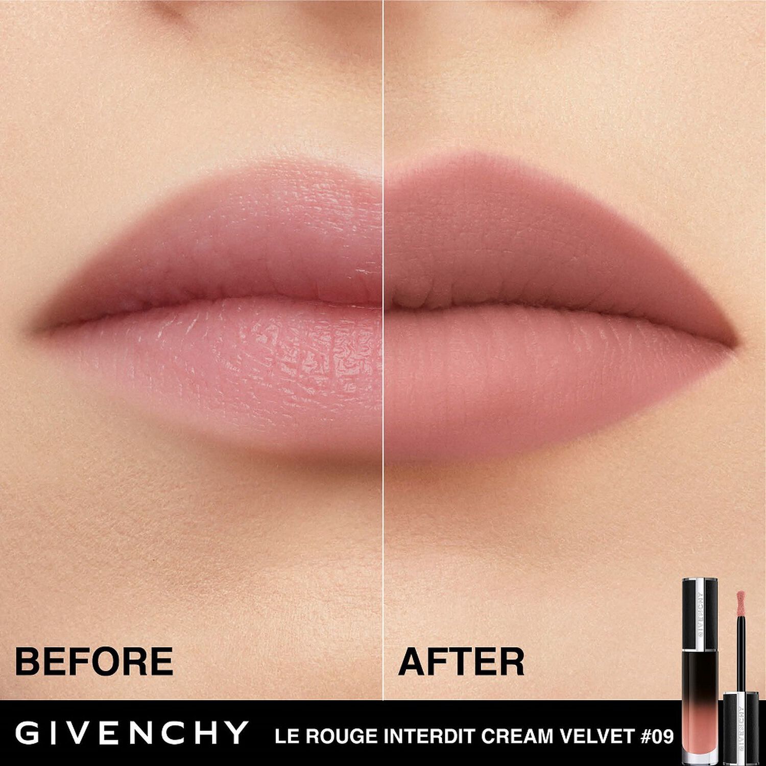 Le Rouge Interdit Cream Velvet , givenchy | MyOrigines
