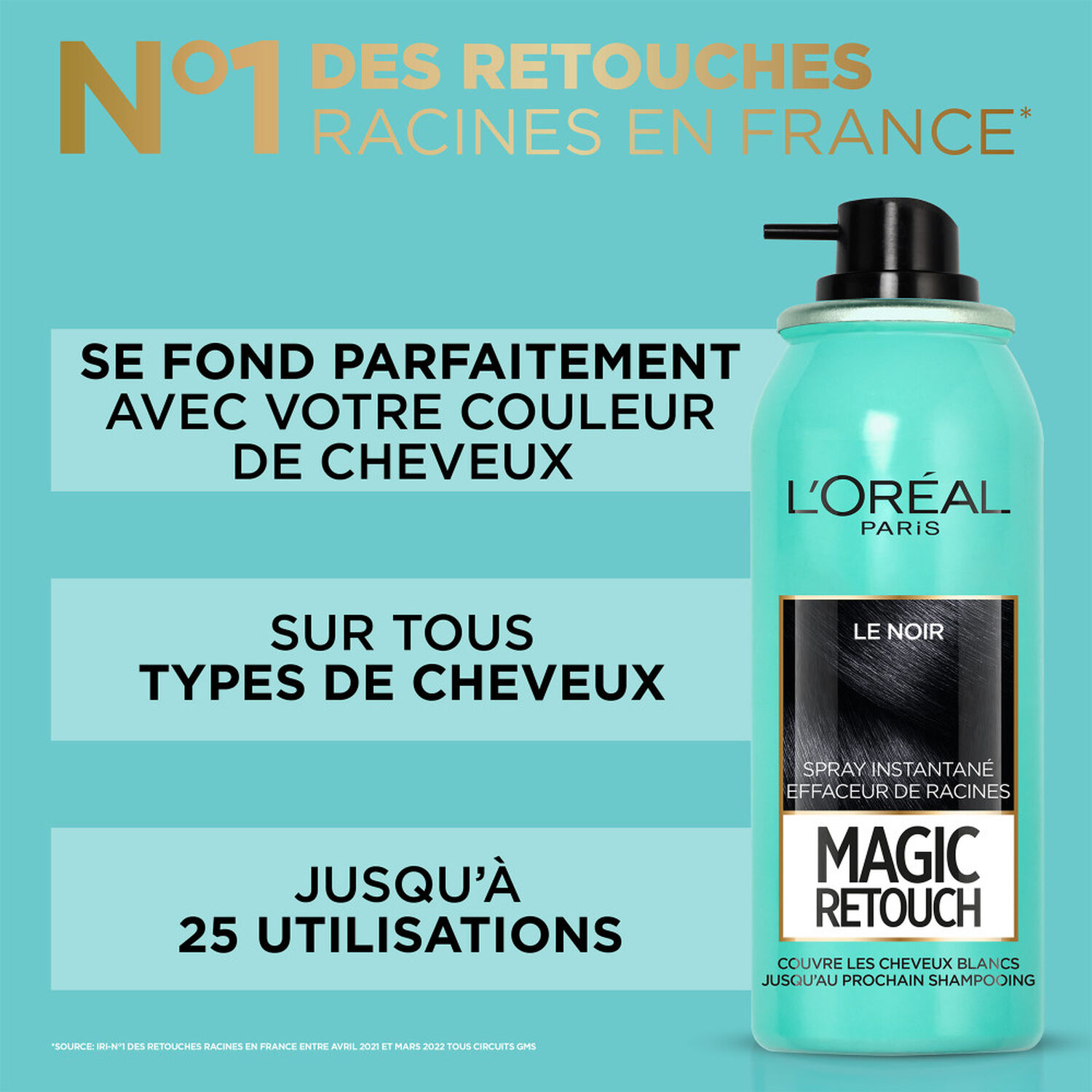 Magic Retouch Spray Racines, Spray Coloration Racines - L'Oréal Paris ...