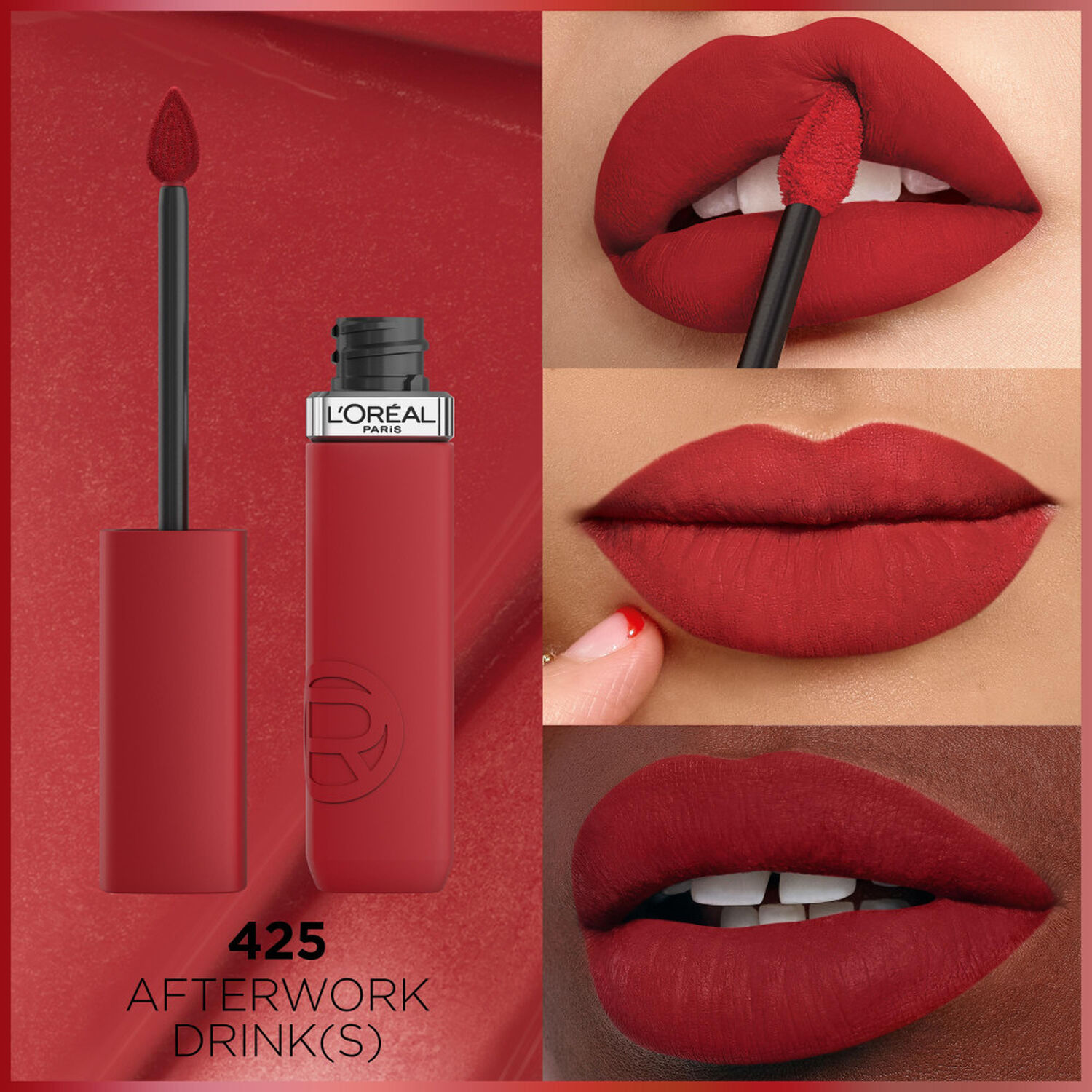 Infaillible Matte Resistance, Rouge à Lèvres Liquide Fini Mat - L'Oréal ...